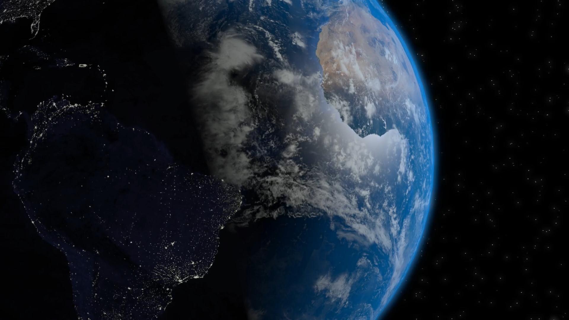 3d Model Of Space Earth