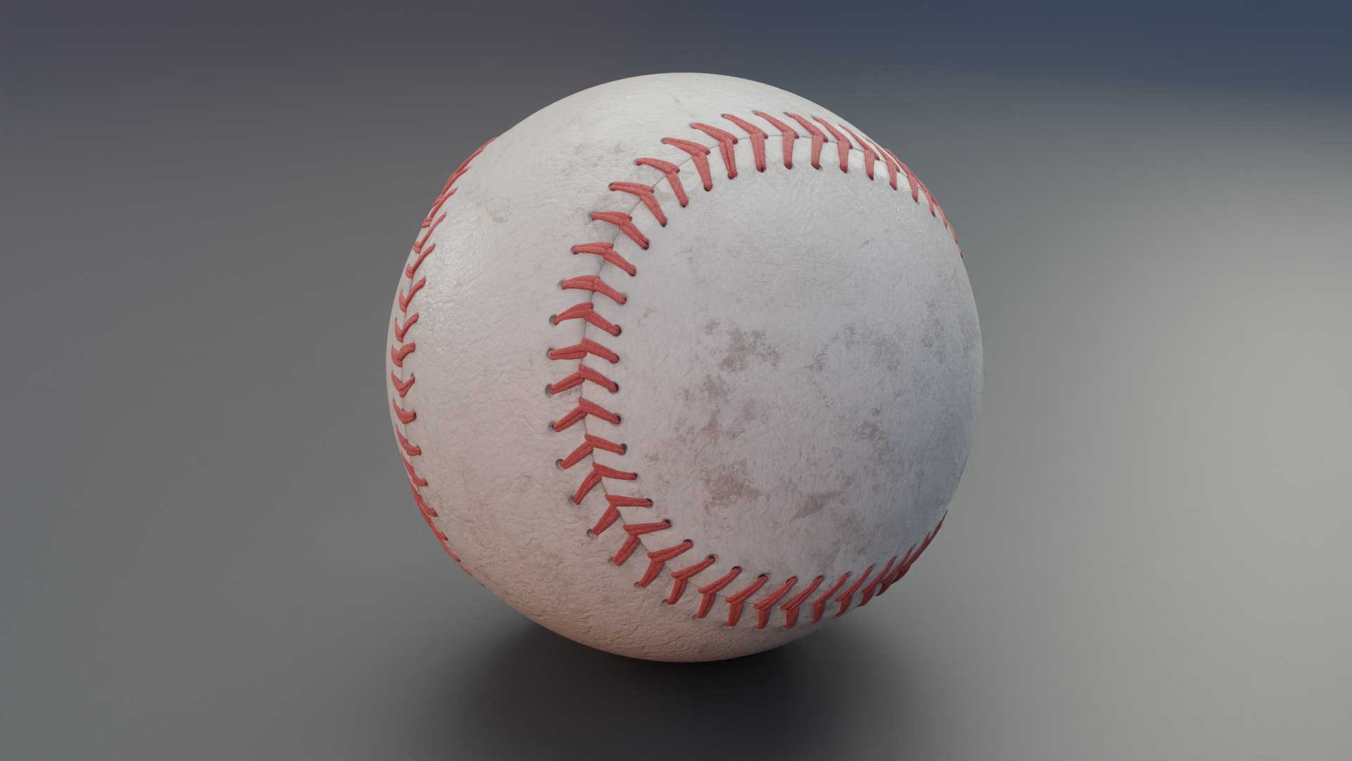 Old Baseball With Generic Logo Model - TurboSquid 2261565