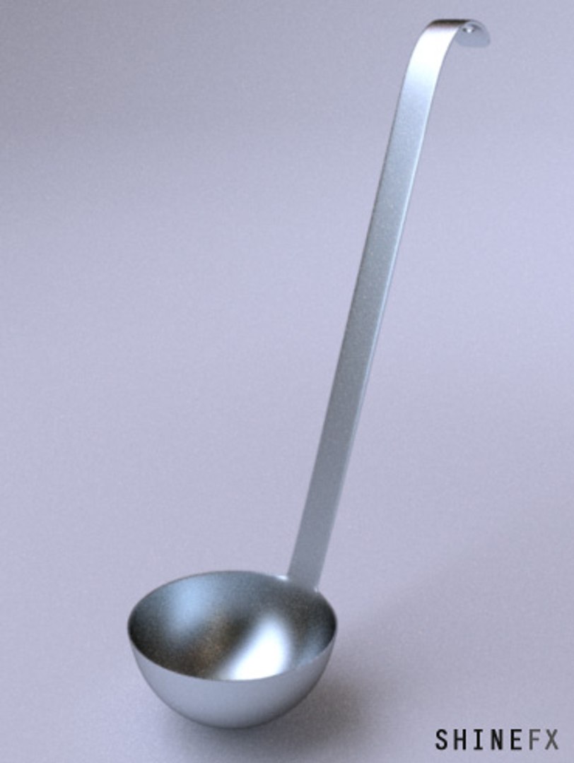 3d Kitchen Ladle