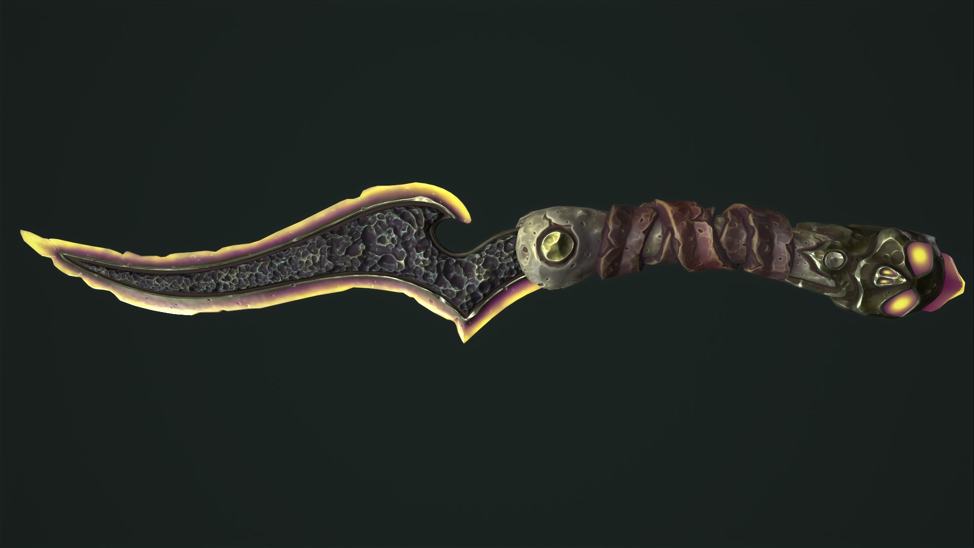 3D Undead Dagger - TurboSquid 1940278