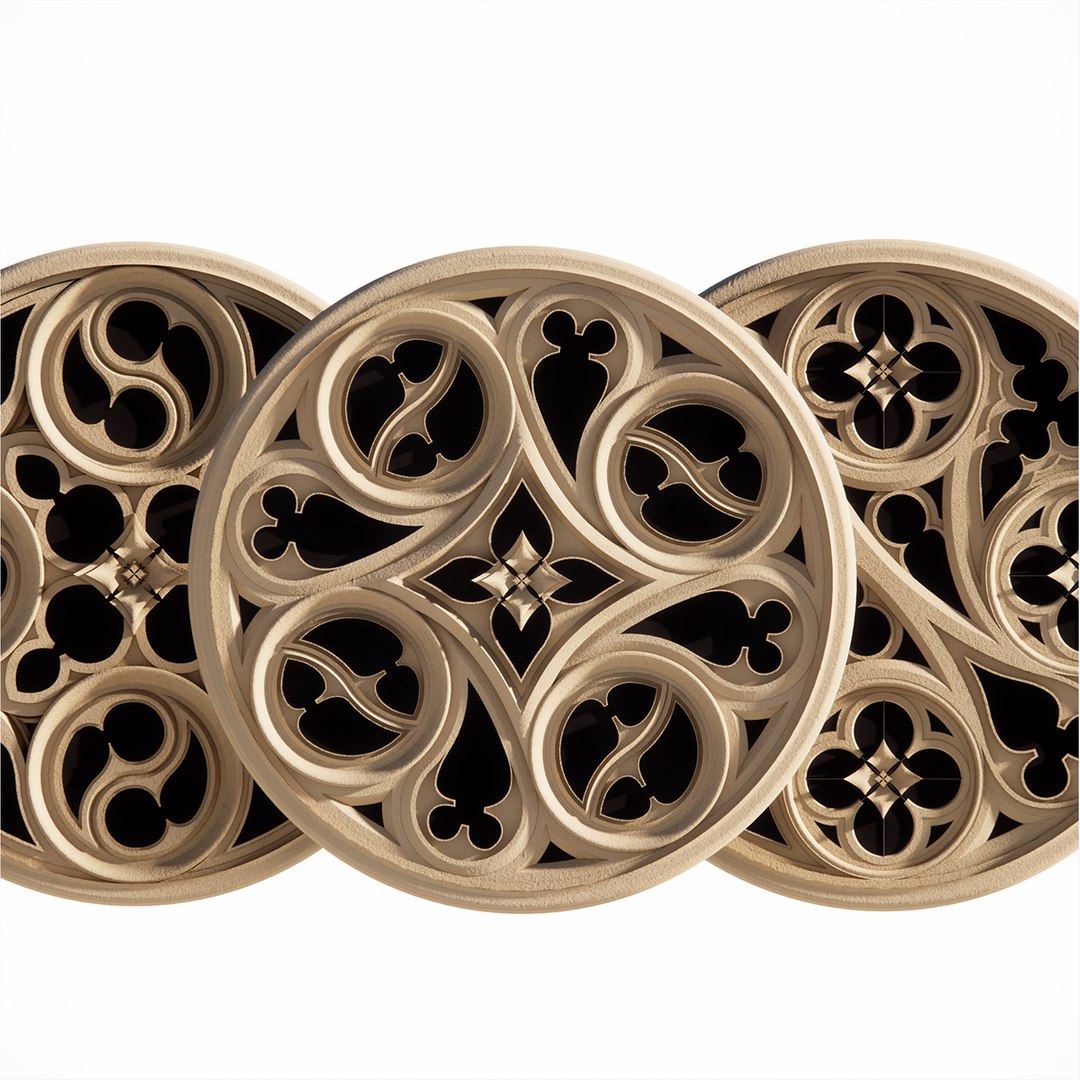 Rose Window Collection 3D - TurboSquid 2106987