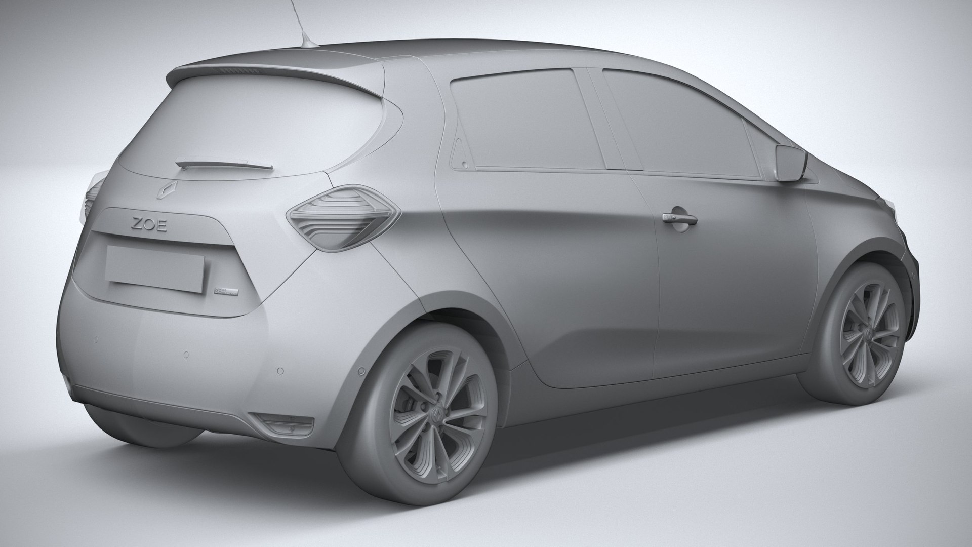 3D Model Renault Zoe 2020 - TurboSquid 2008989