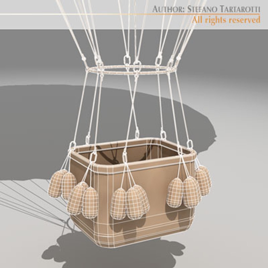 3d model gas balloon