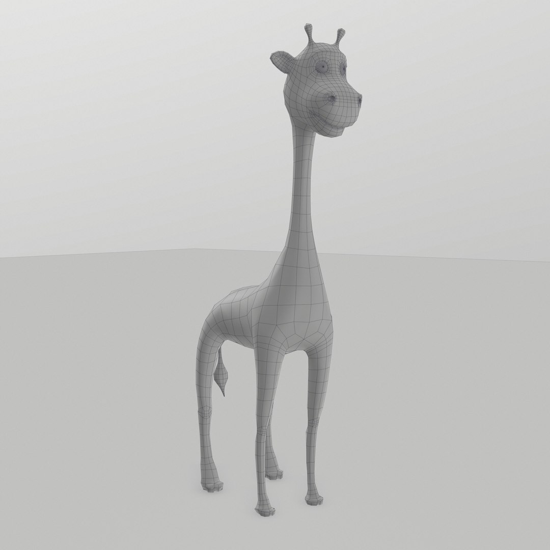 Cartoon Giraffe Animation 3D Model - TurboSquid 1646117