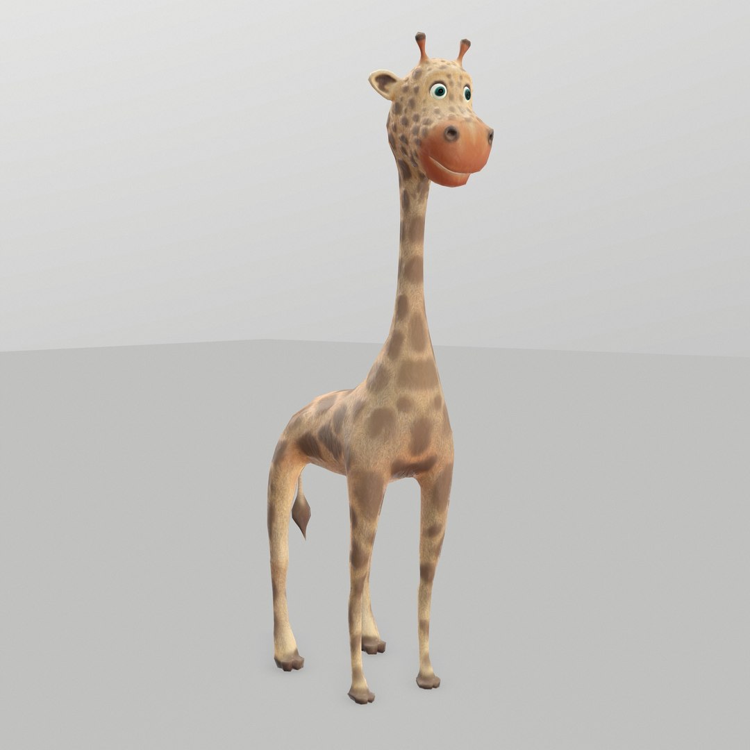 Cartoon Giraffe Animation 3D Model - TurboSquid 1646117