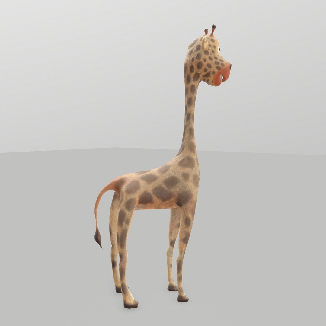 Cartoon Giraffe Animation 3D Model - TurboSquid 1646117