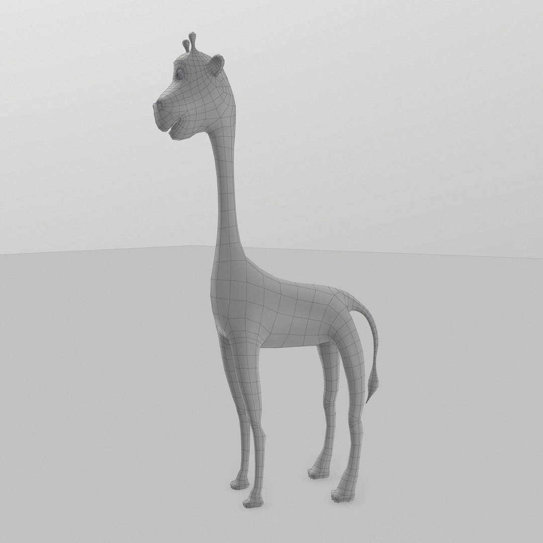 Cartoon Giraffe Animation 3D Model - TurboSquid 1646117