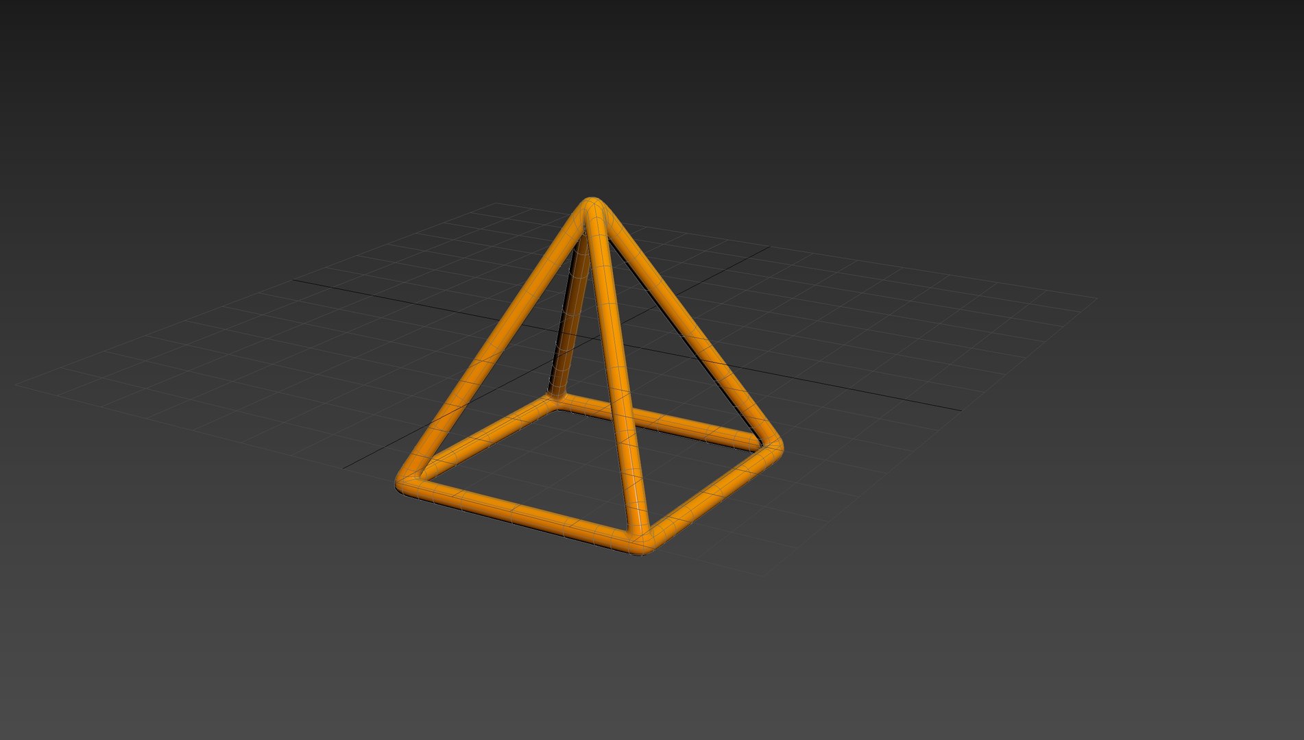 3D Cartoon Wire Pyramid Model - TurboSquid 2008190