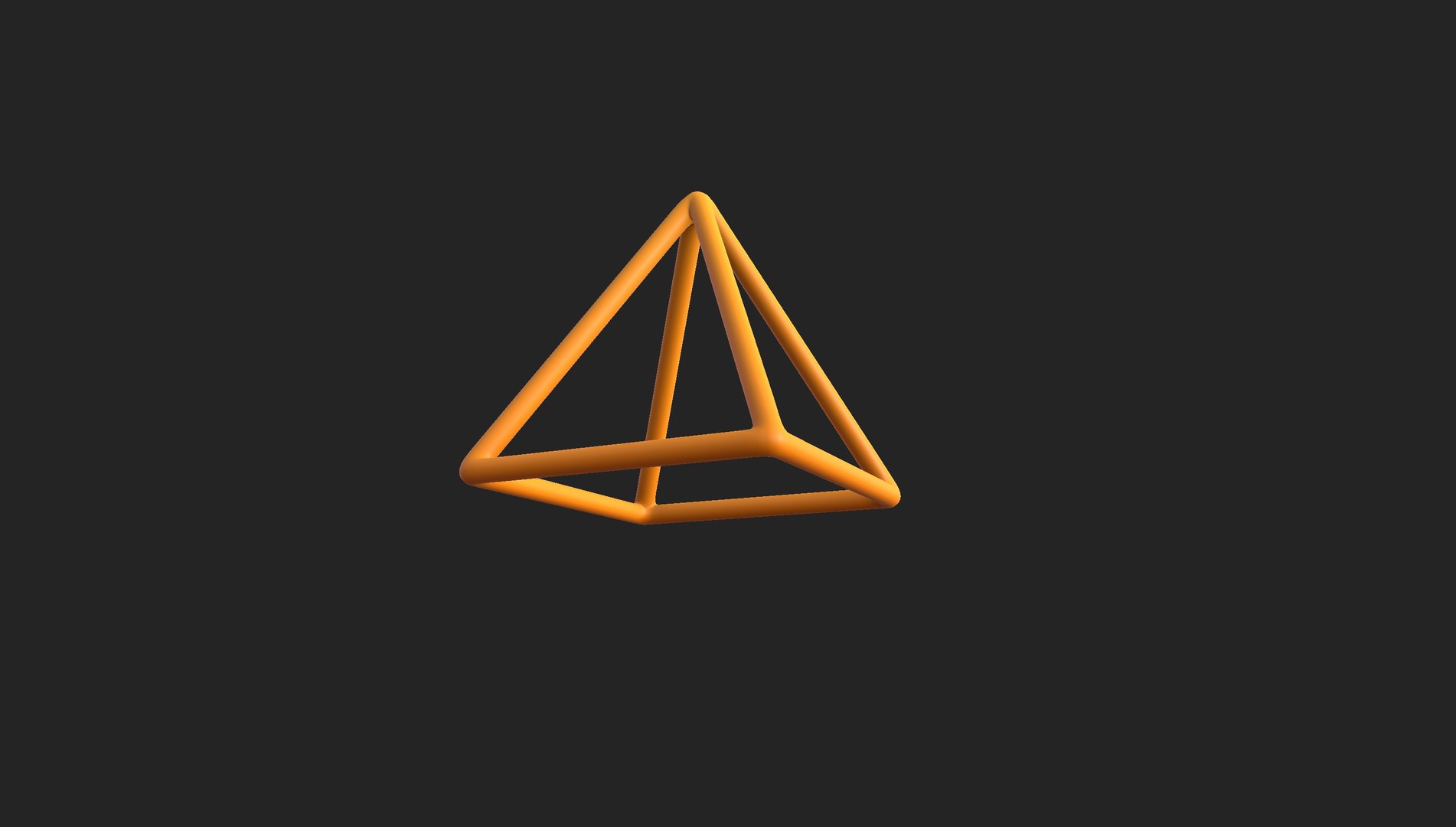 3D Cartoon Wire Pyramid Model - TurboSquid 2008190