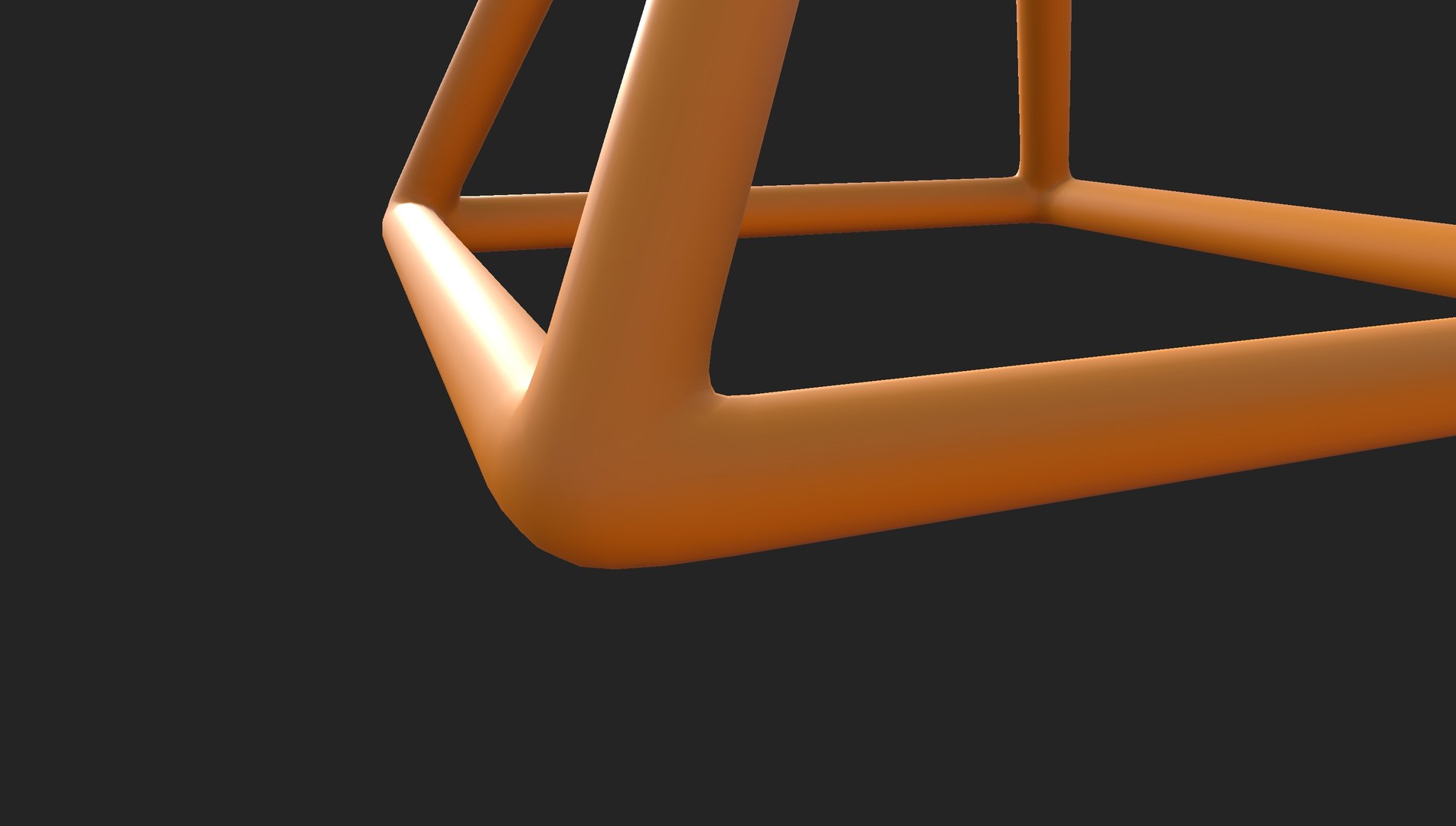 3D Cartoon Wire Pyramid Model - TurboSquid 2008190