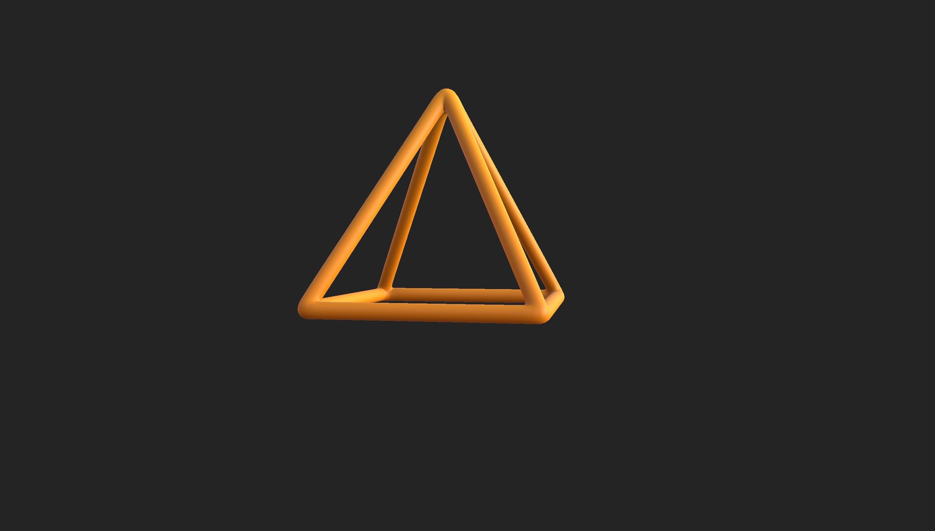 3D Cartoon Wire Pyramid Model - TurboSquid 2008190