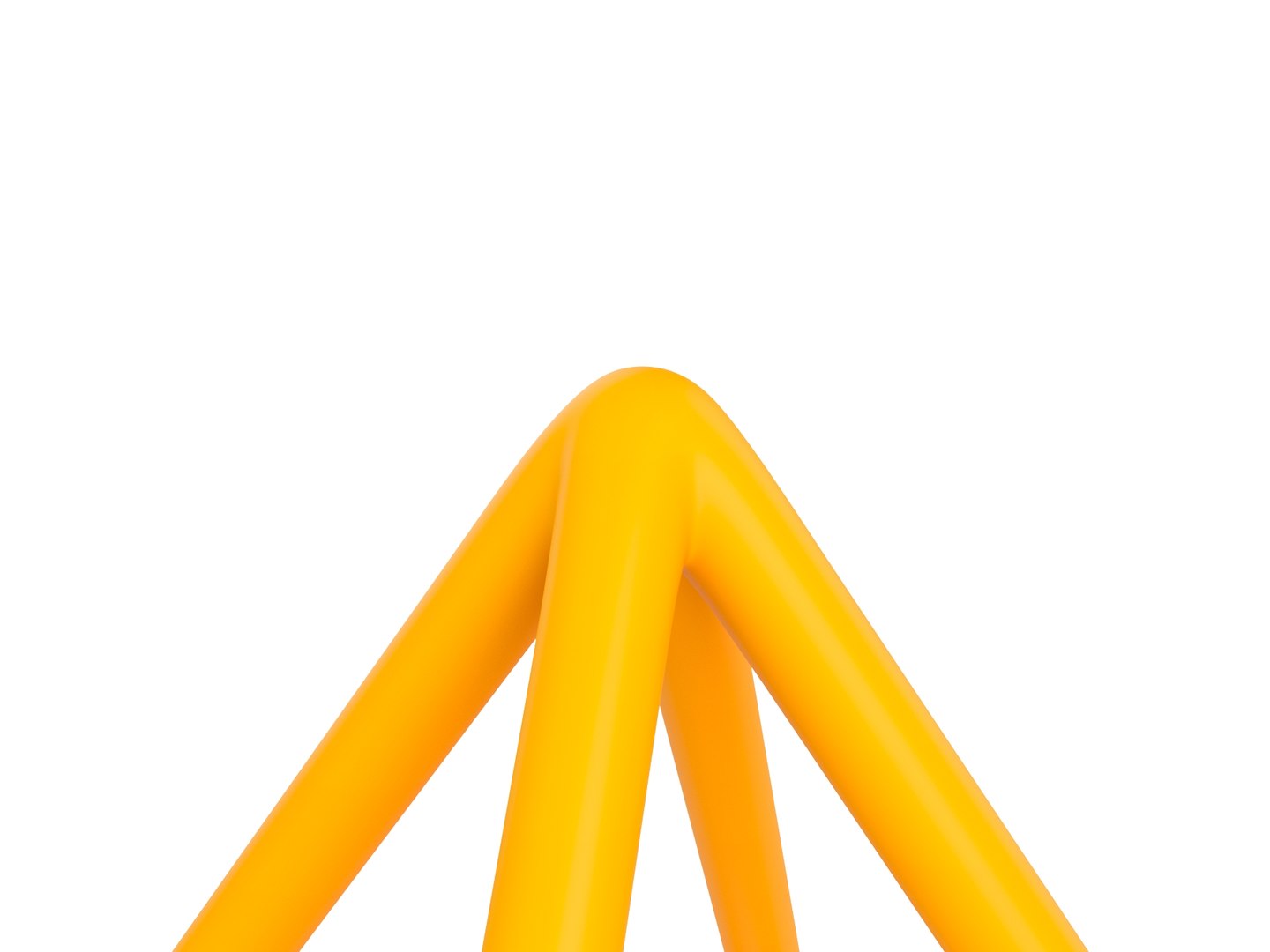 3D Cartoon Wire Pyramid Model - TurboSquid 2008190