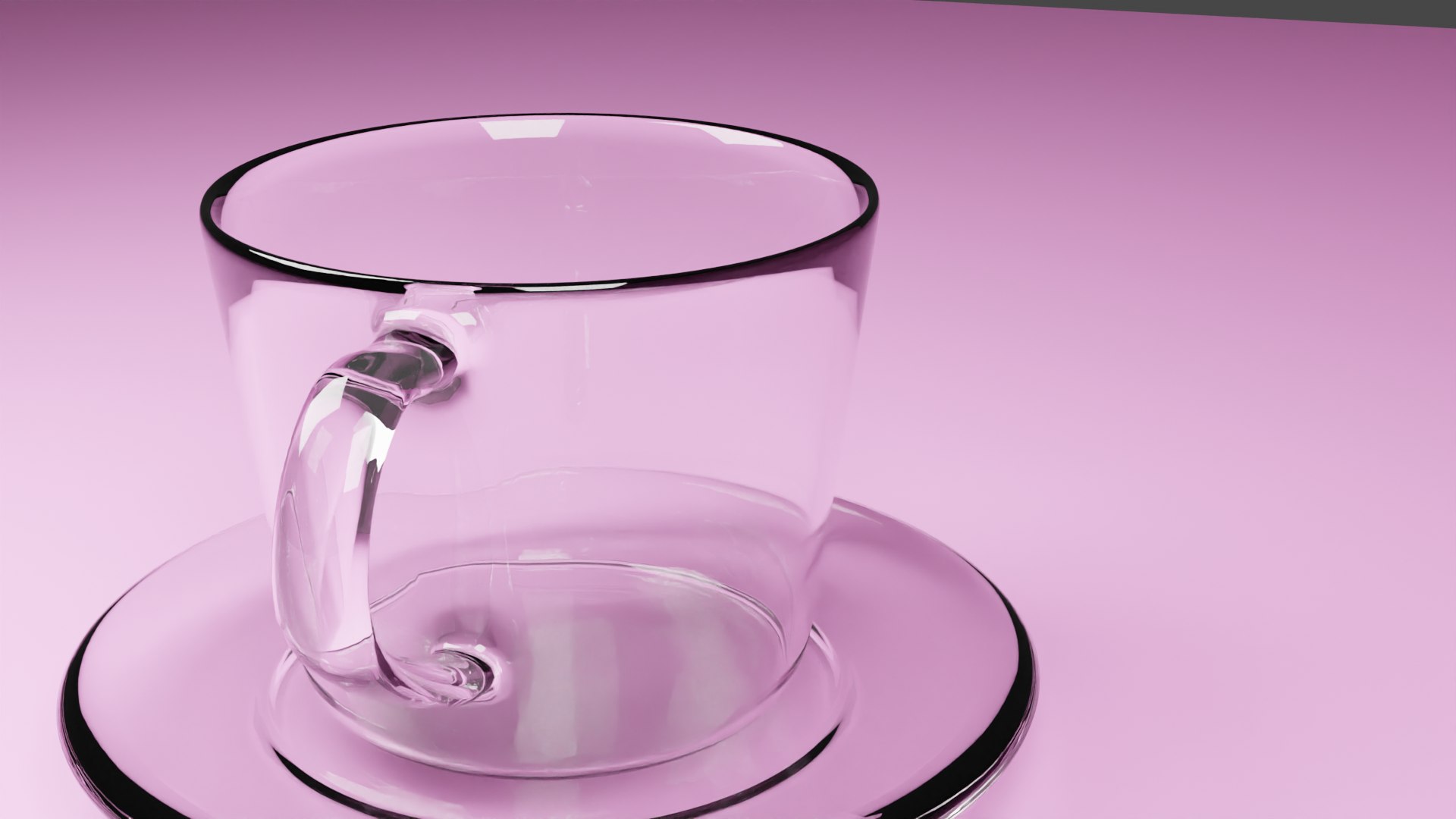 Glass Mug Glass Plate 3D - TurboSquid 1954163