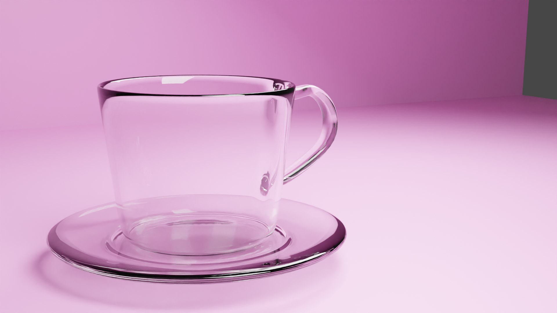 Glass Mug Glass Plate 3D - TurboSquid 1954163