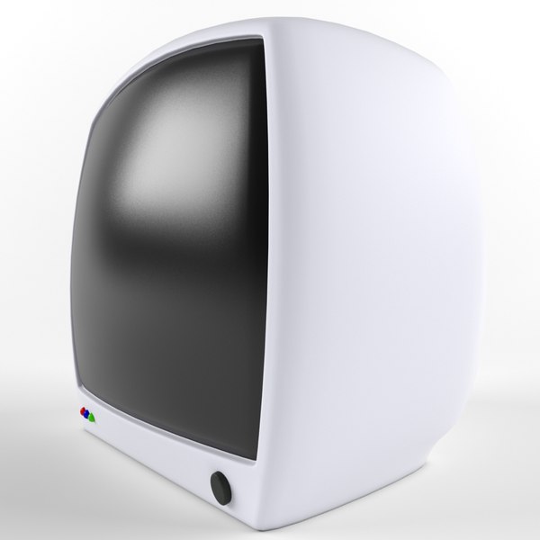 3d cartoon monitor model