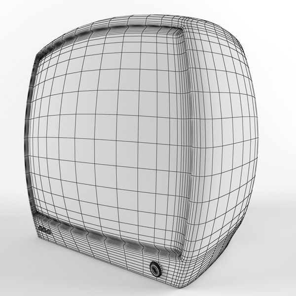 3d cartoon monitor model