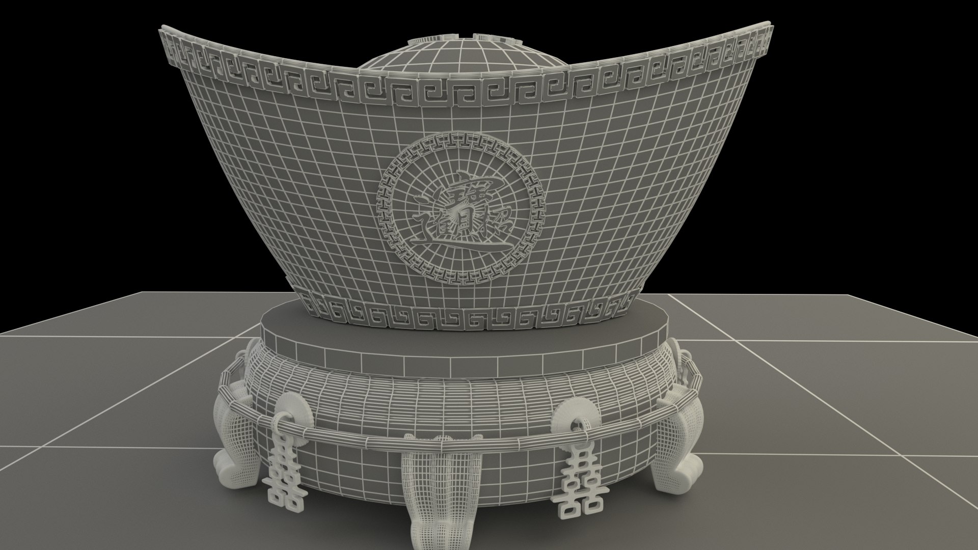 Chinese Gold Ingot 3D Model - TurboSquid 2136966