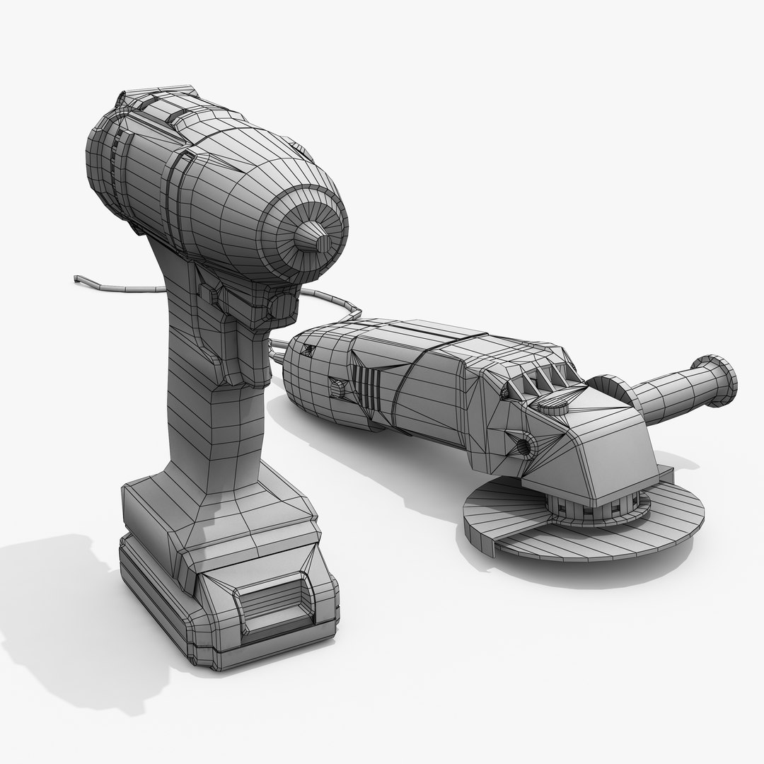 3D Drill Machine Angle Model - TurboSquid 1441150