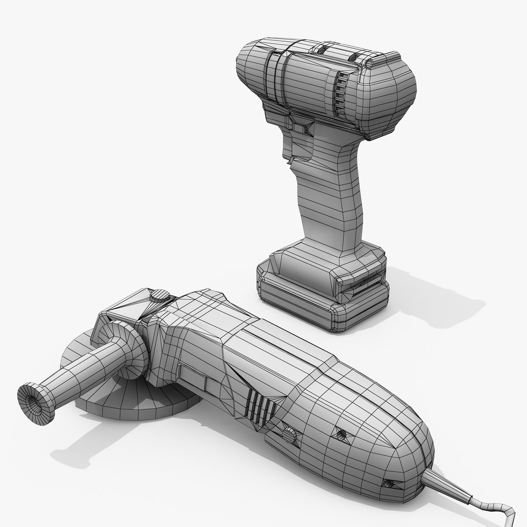 3D Drill Machine Angle Model - TurboSquid 1441150
