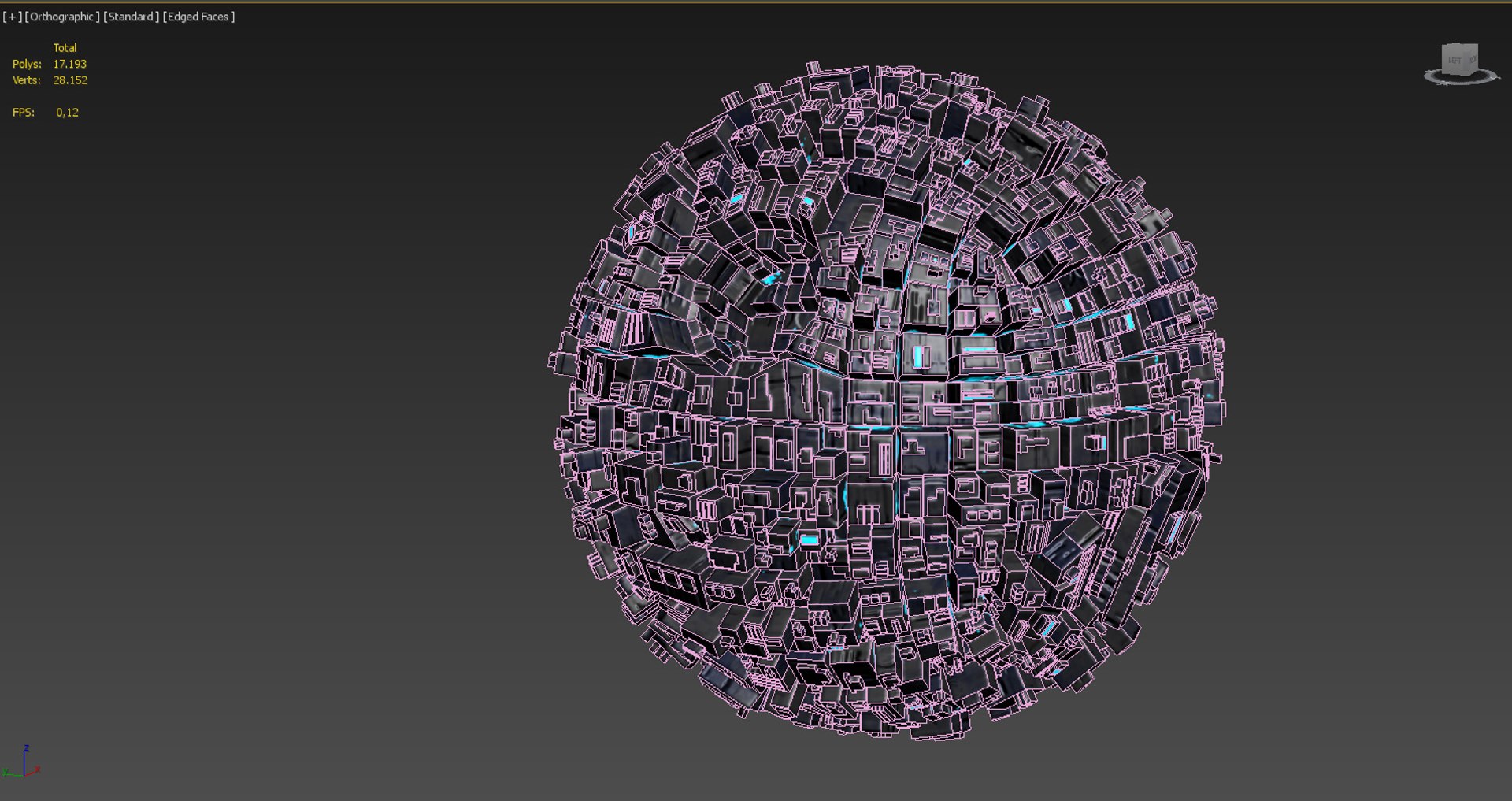 Space Station Sphere Mothership Planet Game Ready 3D - TurboSquid 1736208