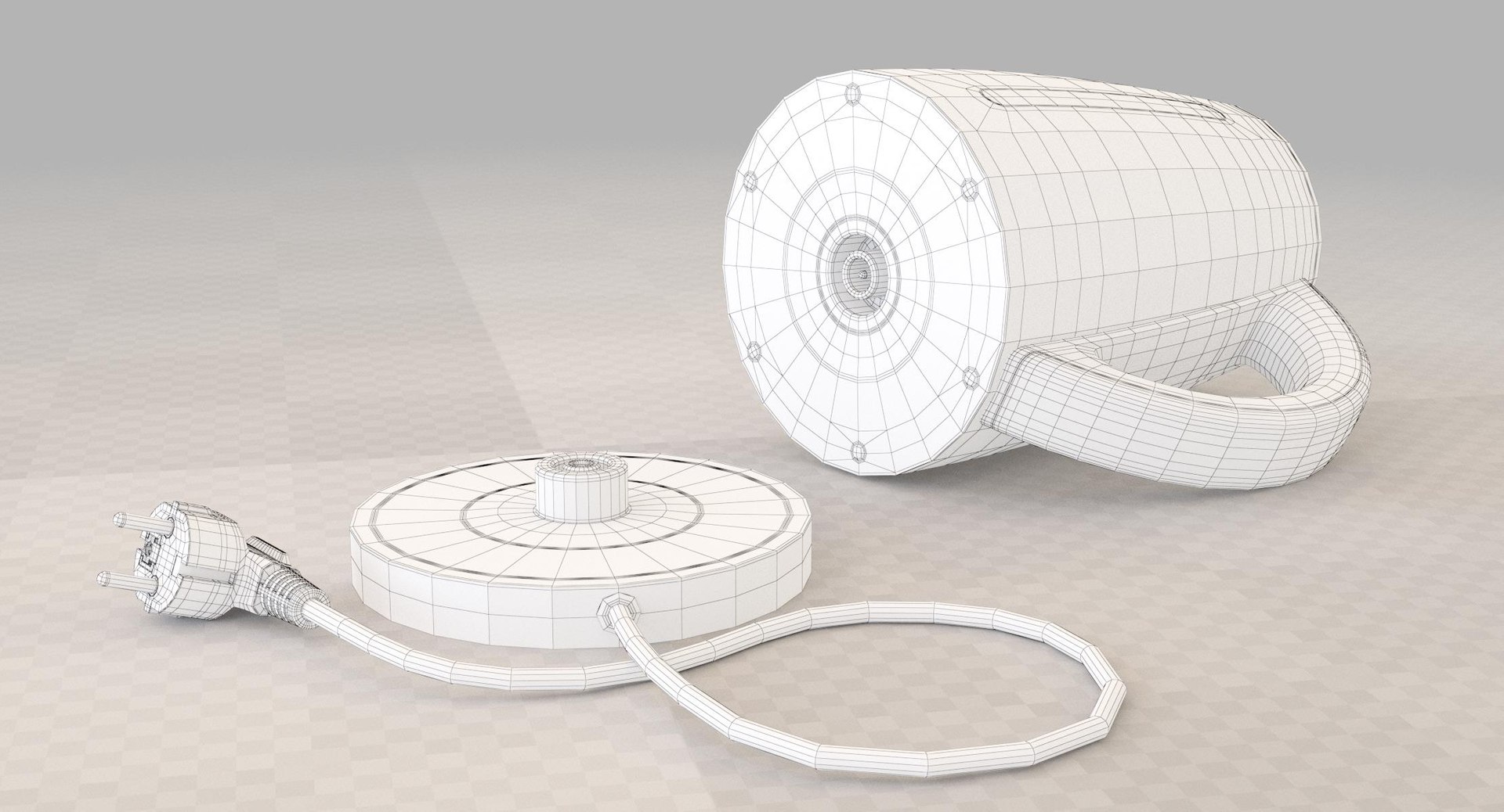 Electric kettle 3D model - TurboSquid 1321553