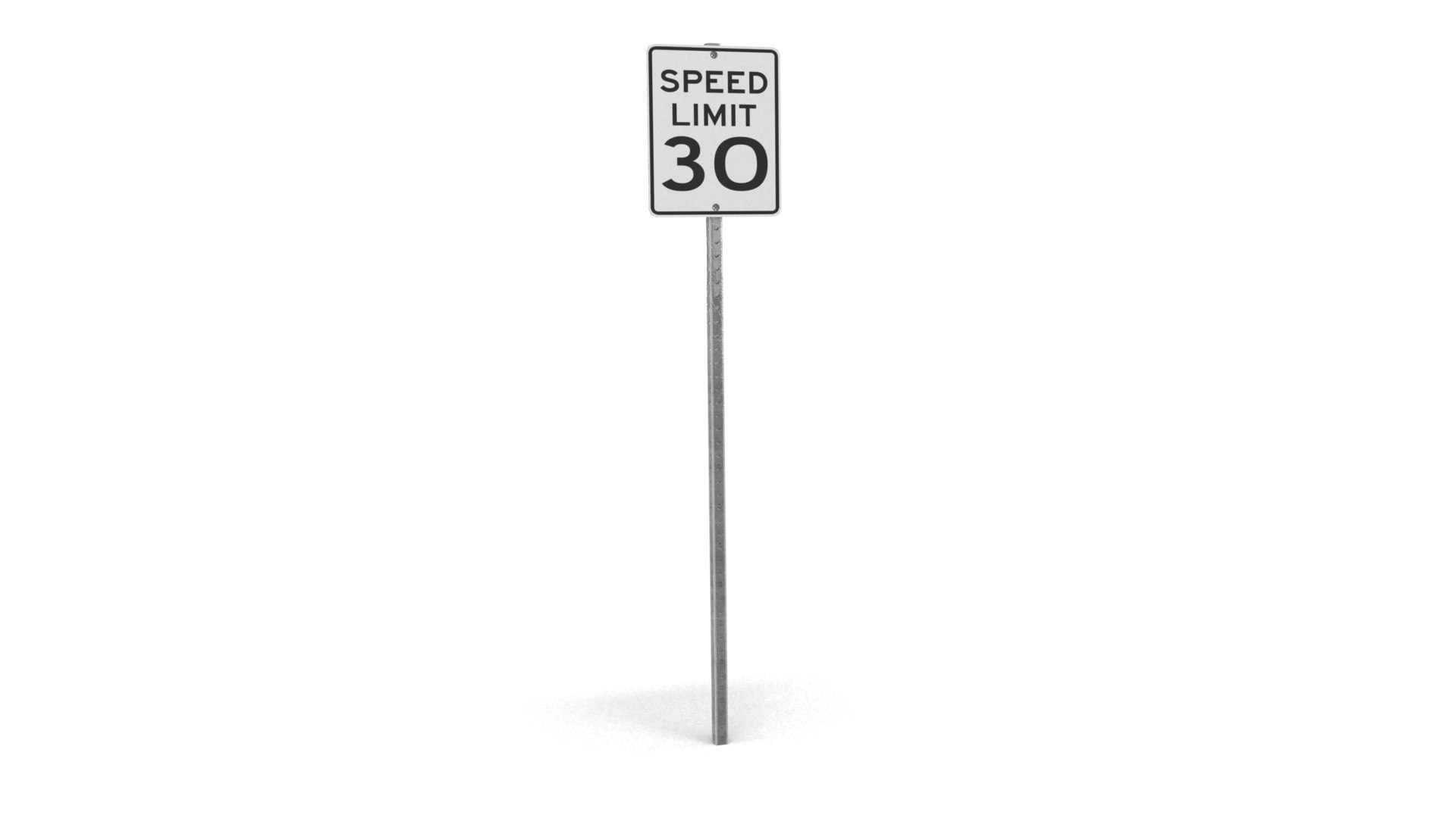 RoadSignBR2-1 Speed Limit 3D - TurboSquid 2231746
