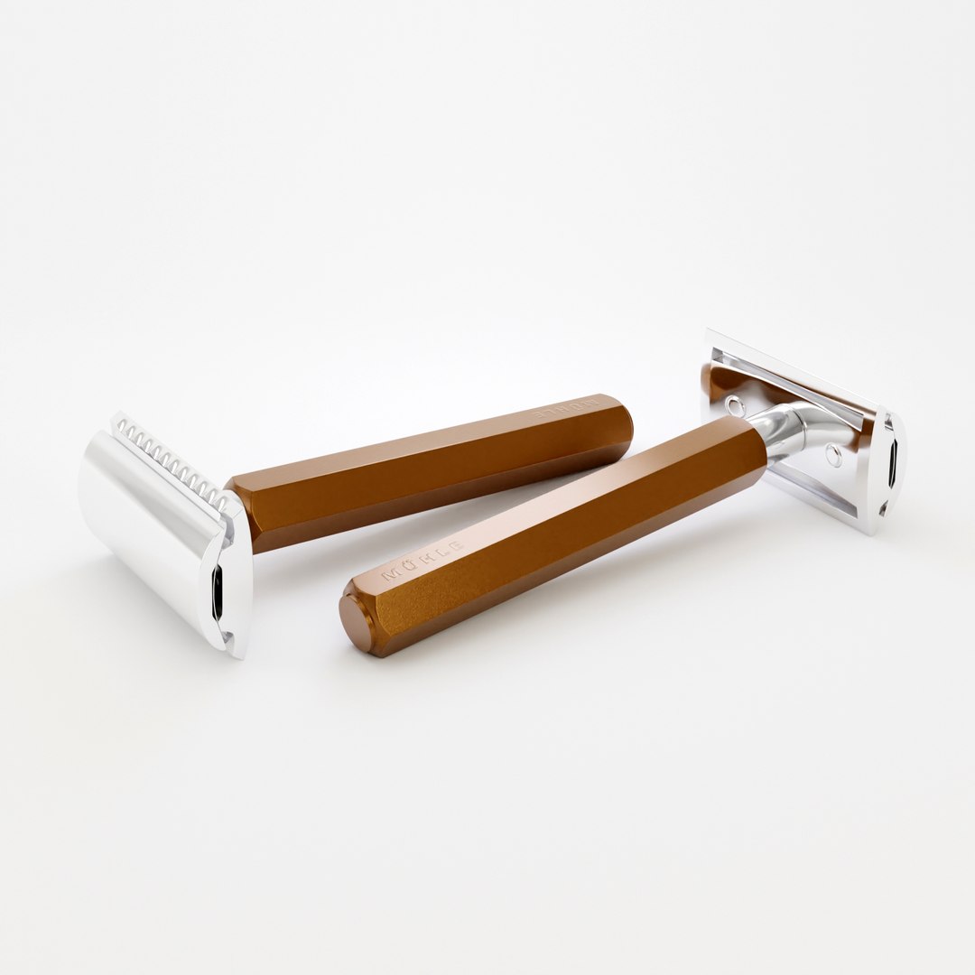 3D Safety Razor Hex Model - TurboSquid 1672841