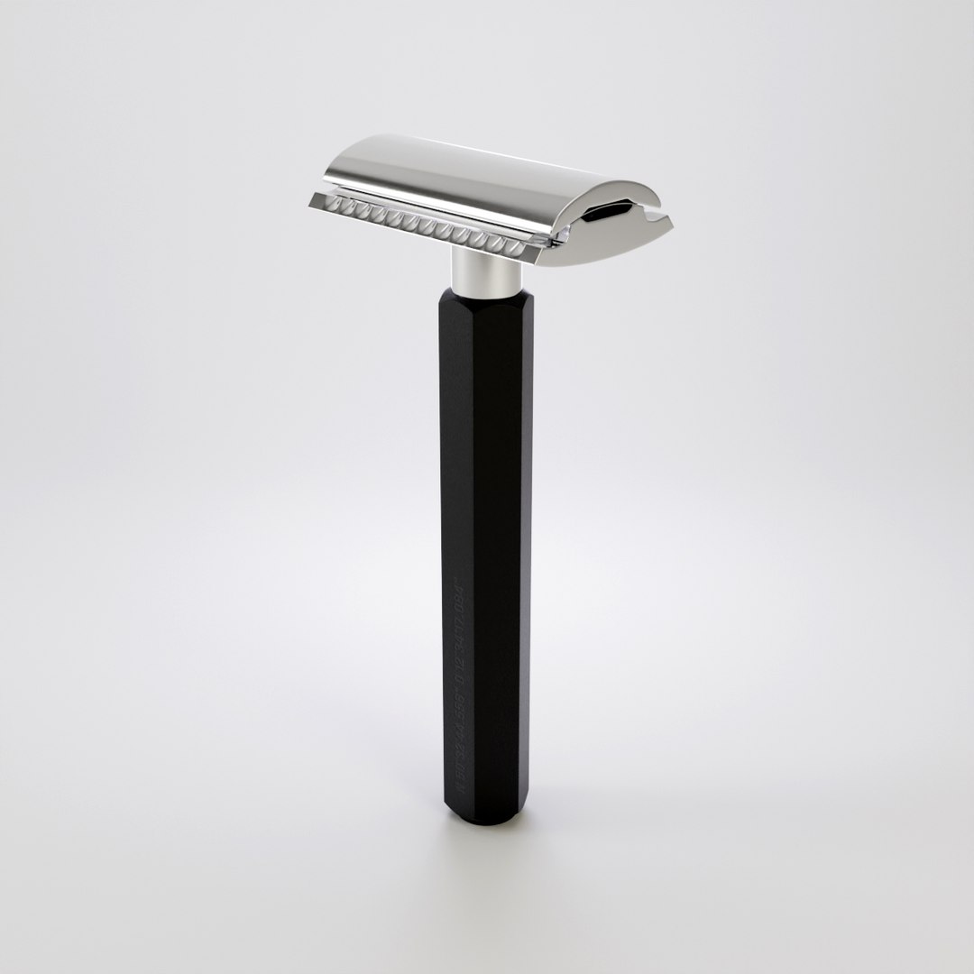 3D Safety Razor Hex Model - TurboSquid 1672841