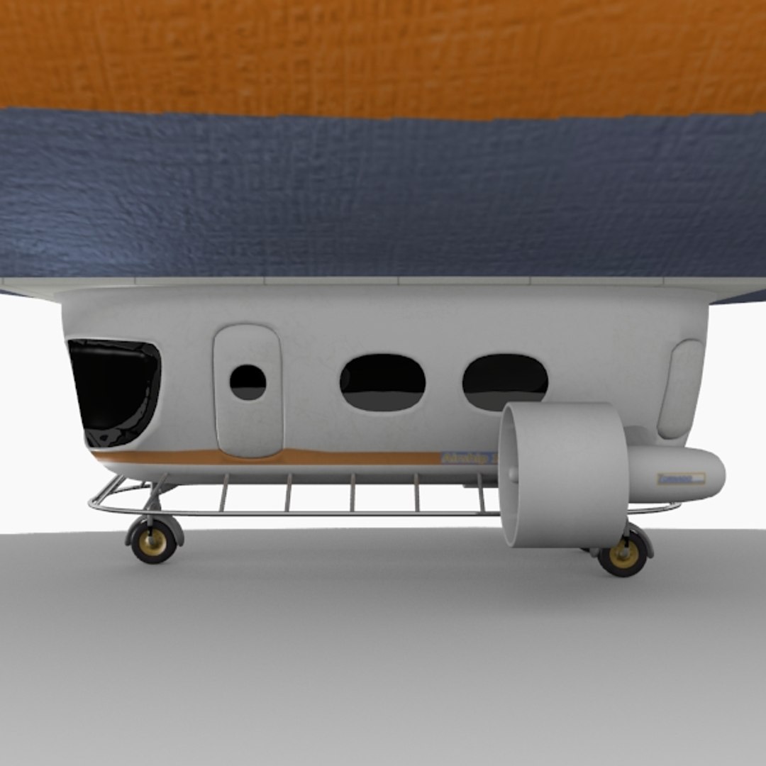 3d model dirigible airship
