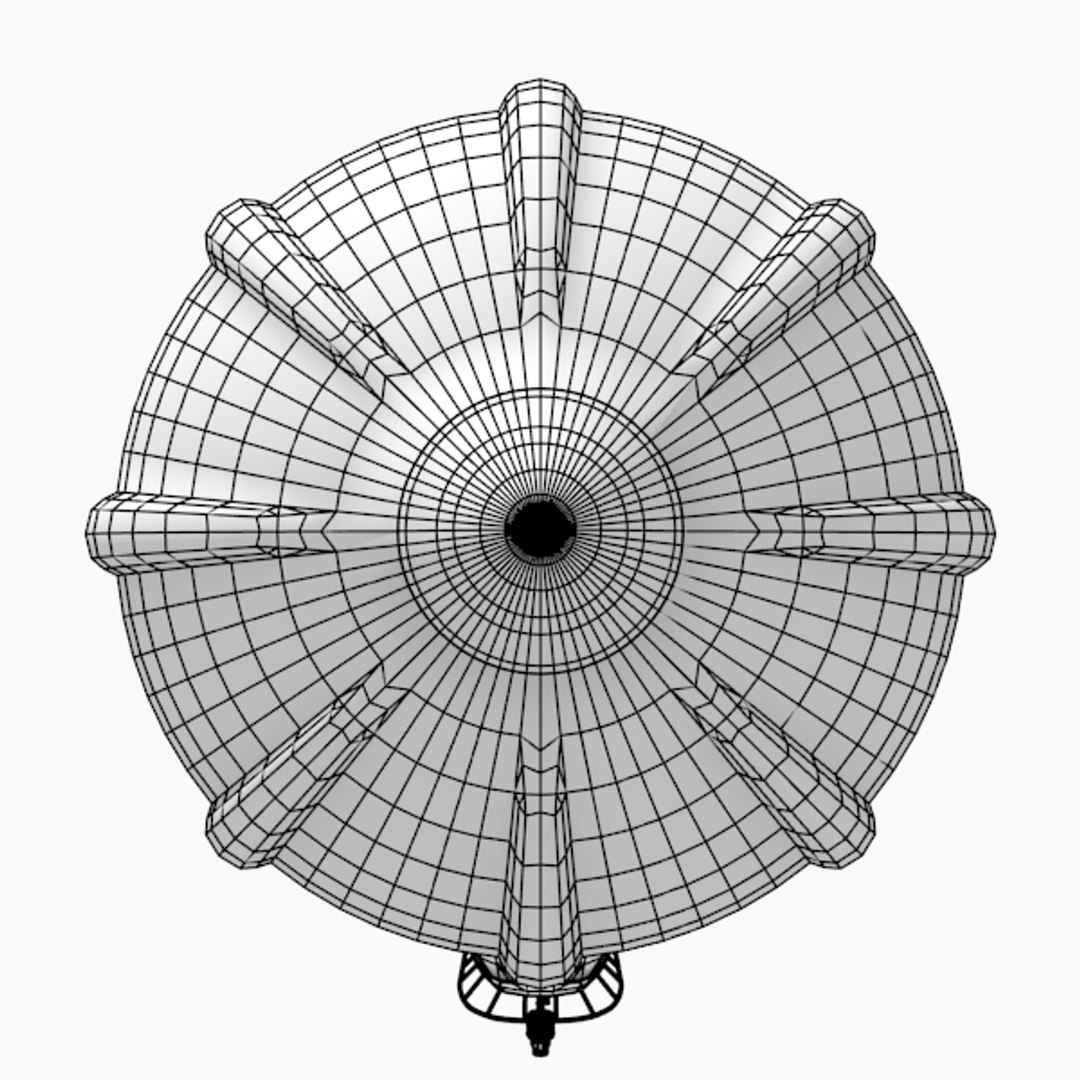 3d model dirigible airship