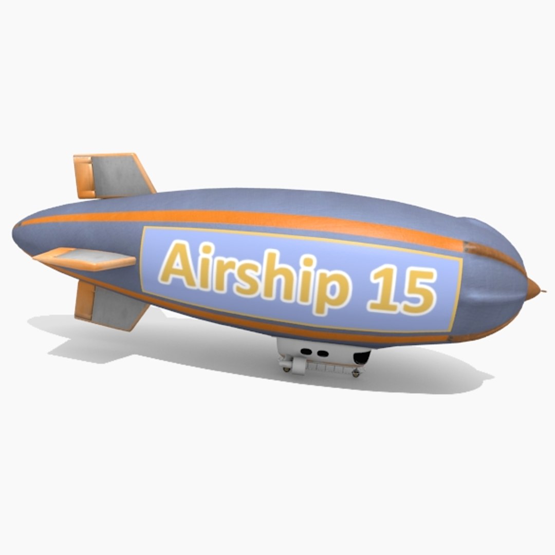 3d model dirigible airship