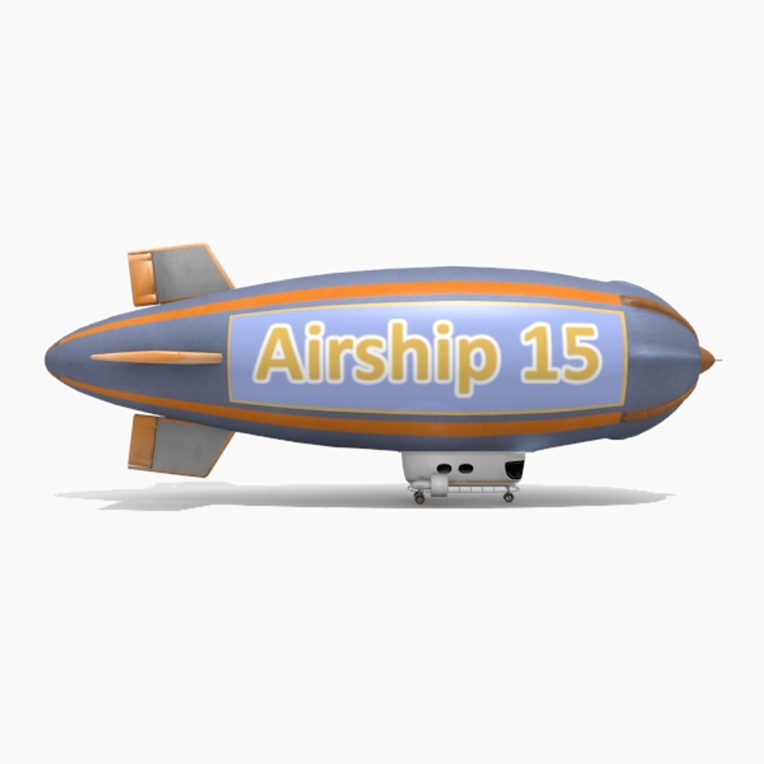 3d model dirigible airship