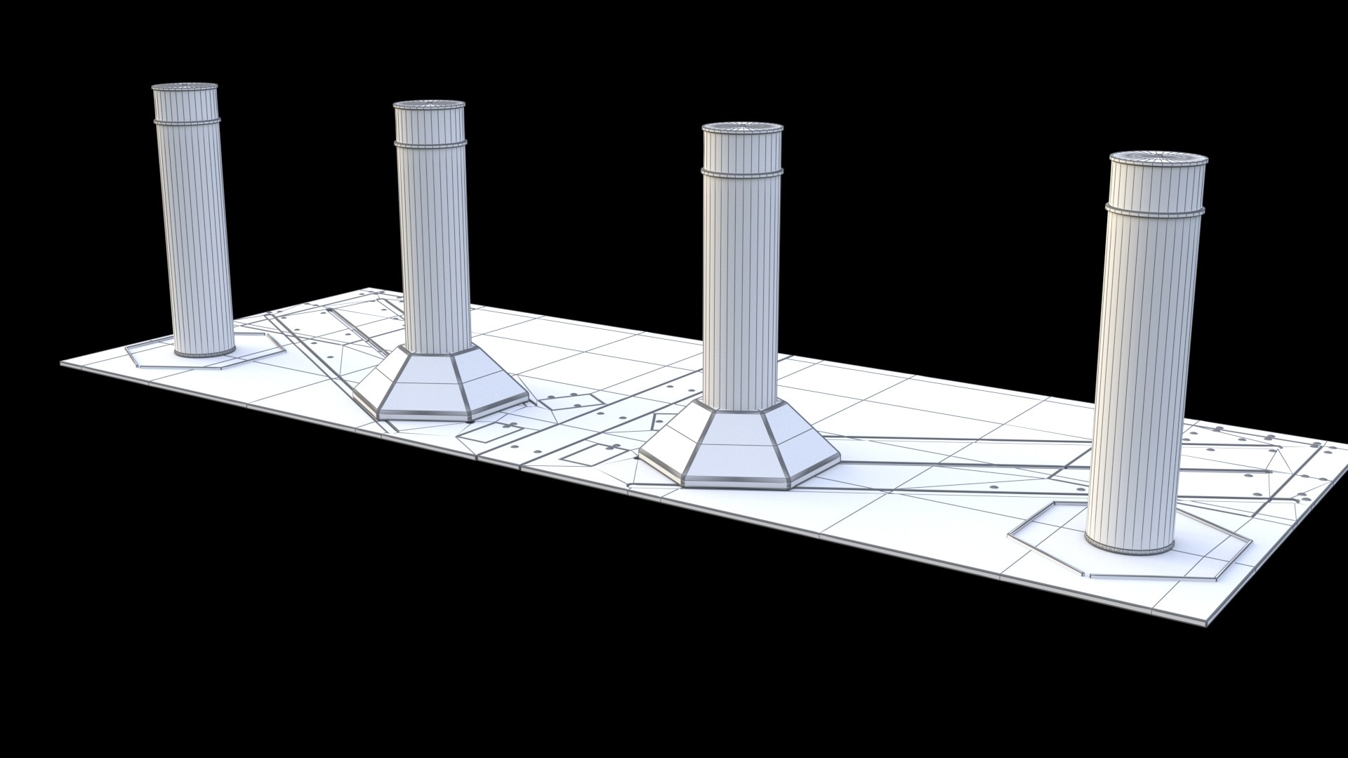 3D Model Bollards - TurboSquid 2335960
