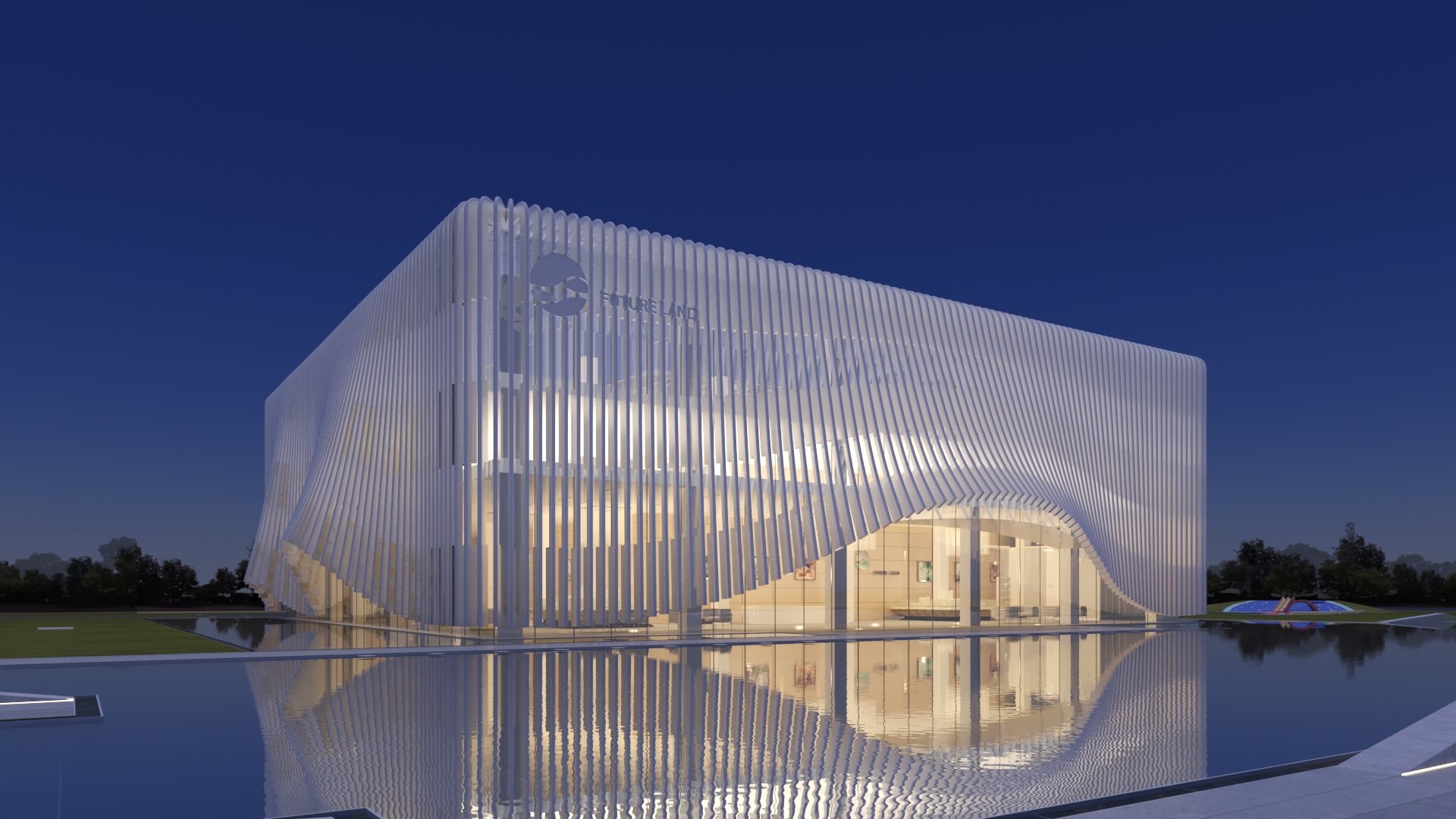 Concept Modern Building v1 3D-Modell - TurboSquid 2097044