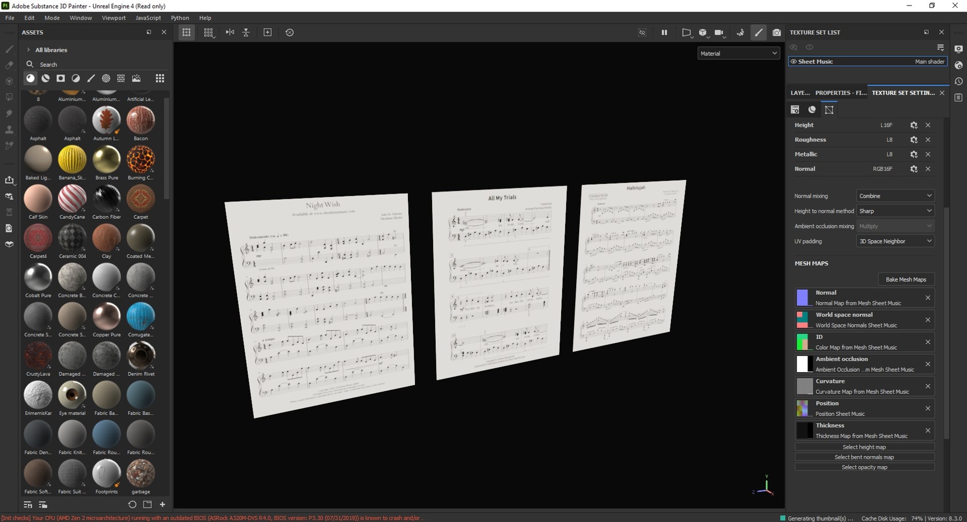 Sheet Music 3D Model - TurboSquid 2104617