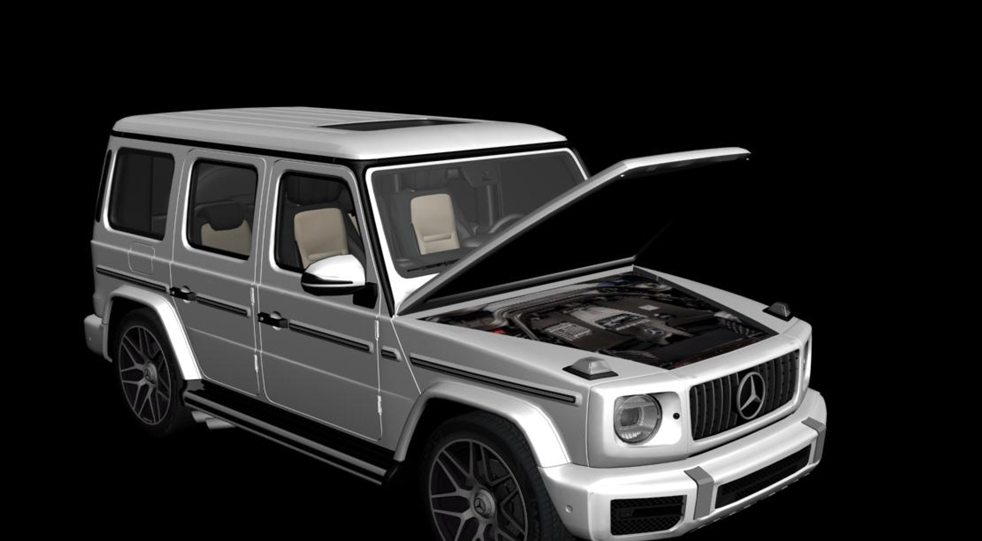 3D Mercedes Benz G63 Amg - TurboSquid 1366286