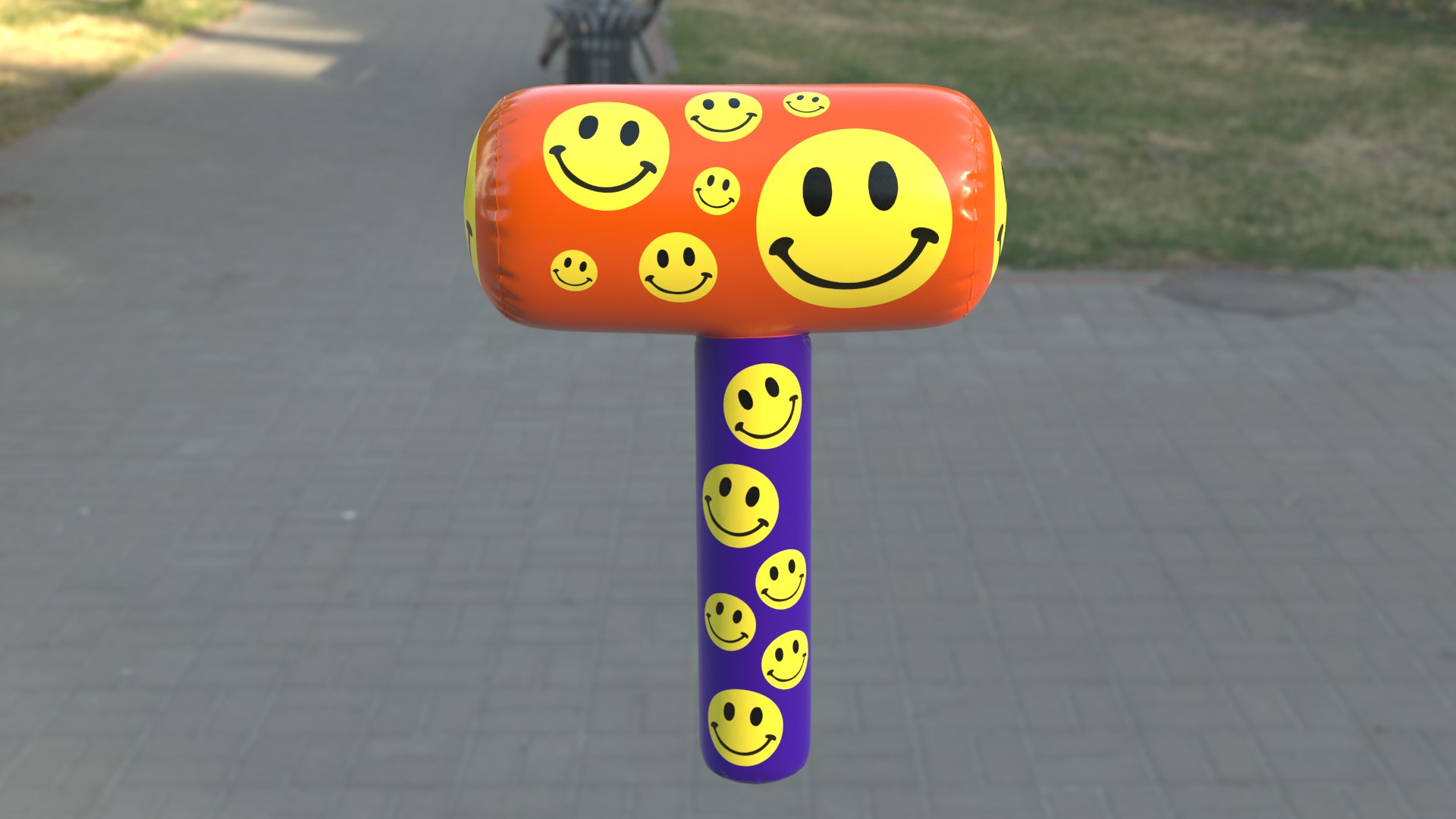 Inflatable Hammer 02 Model - TurboSquid 1757507