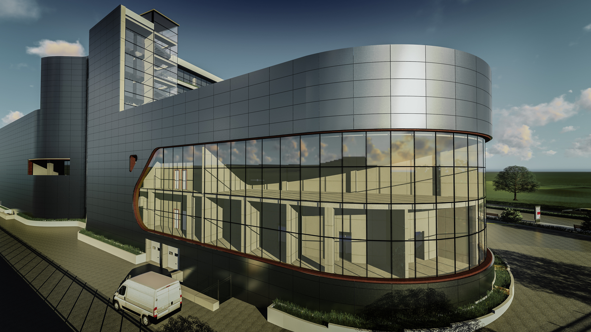 modelo 3d REVIT MALL & BUSINESS CENTER MODELING - TurboSquid 1092187