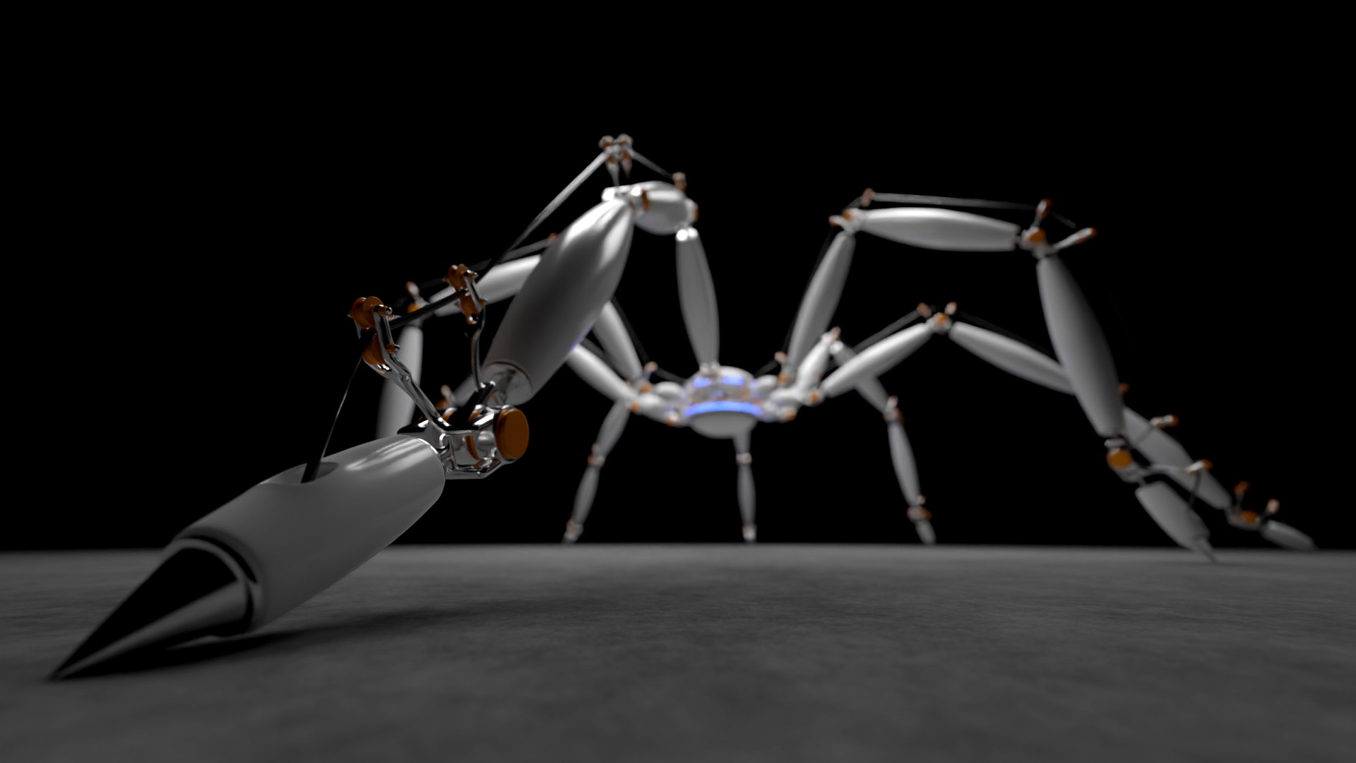 3D Robot Spider - TurboSquid 2101725