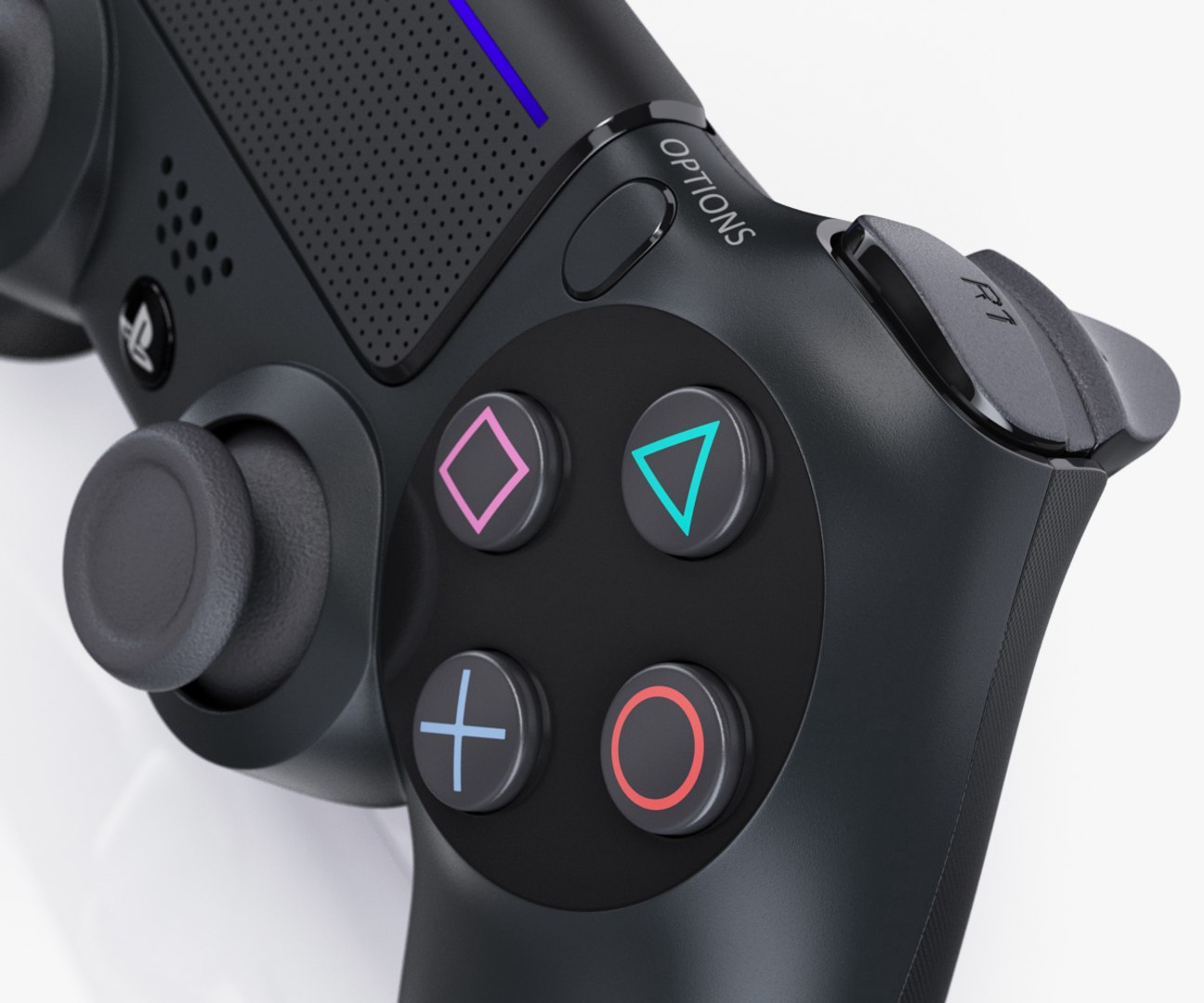 Sony Playstation 4 Controller 3d Model