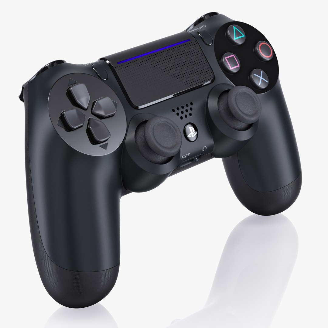 Sony Playstation 4 Controller 3d Model