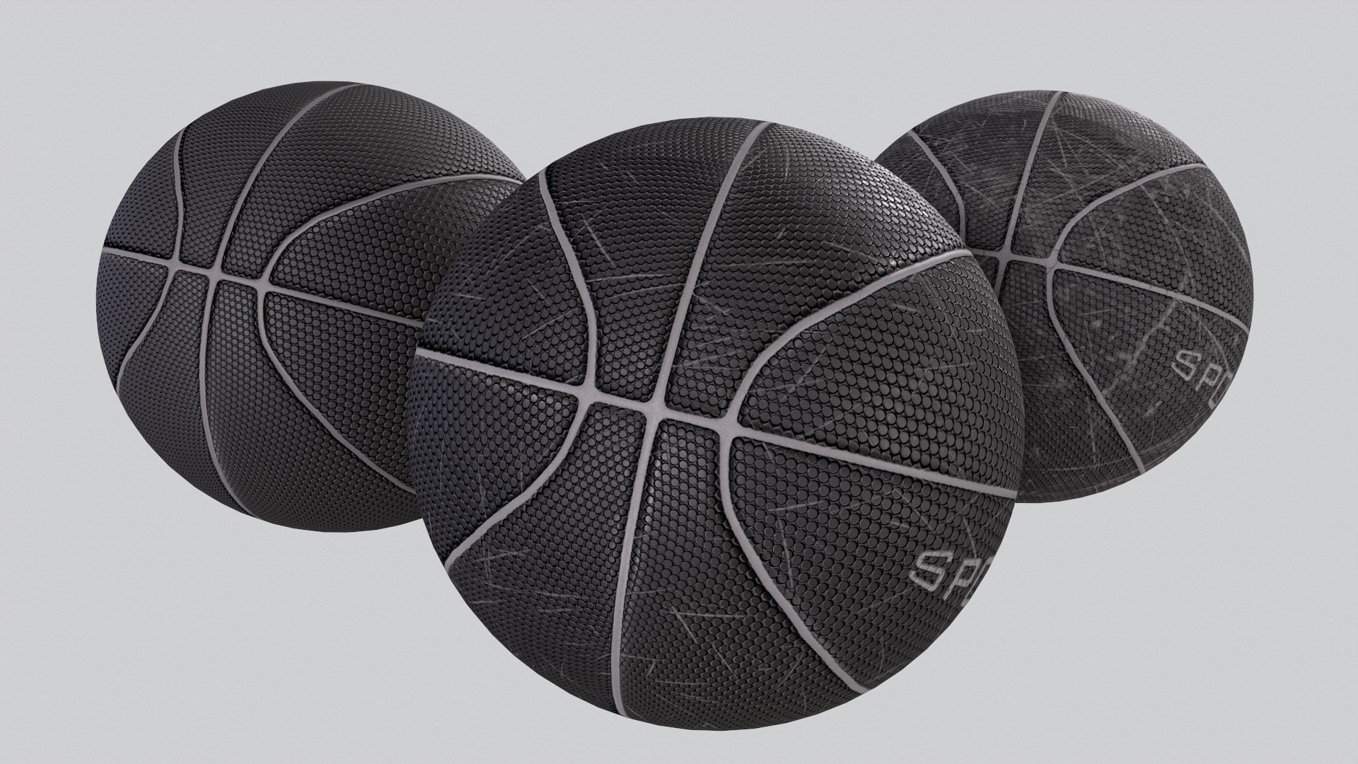 3D Basketball Balls Pack - TurboSquid 1938093