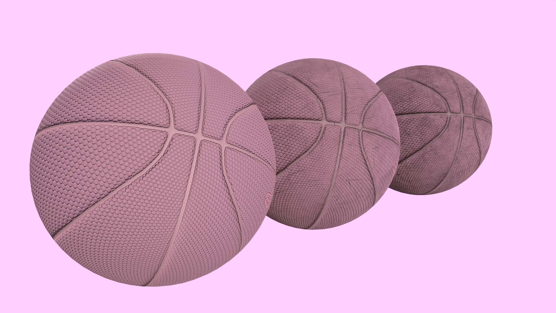 3D Basketball Balls Pack - TurboSquid 1938093