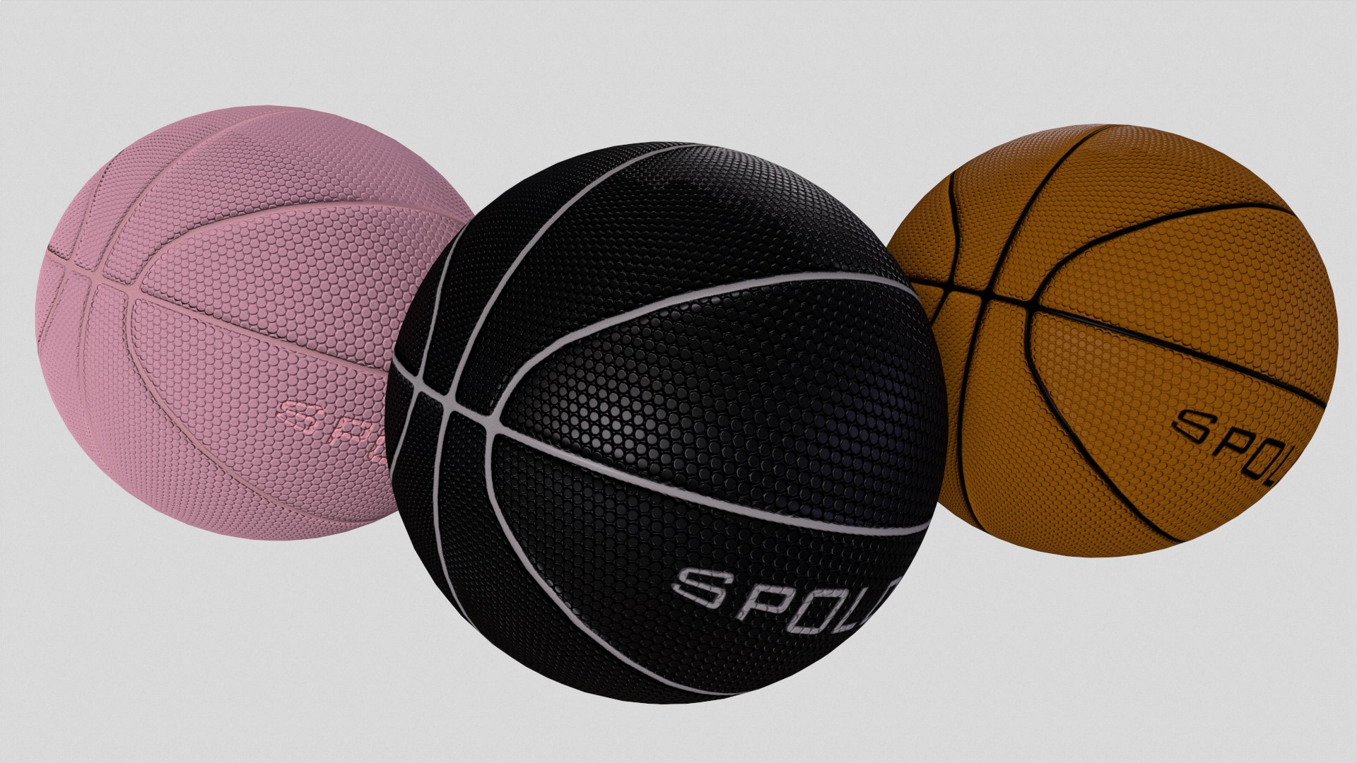 3D Basketball Balls Pack - TurboSquid 1938093