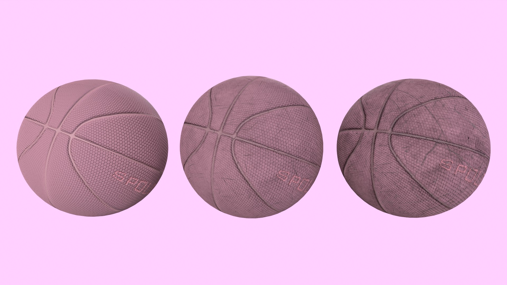 3D Basketball Balls Pack - TurboSquid 1938093