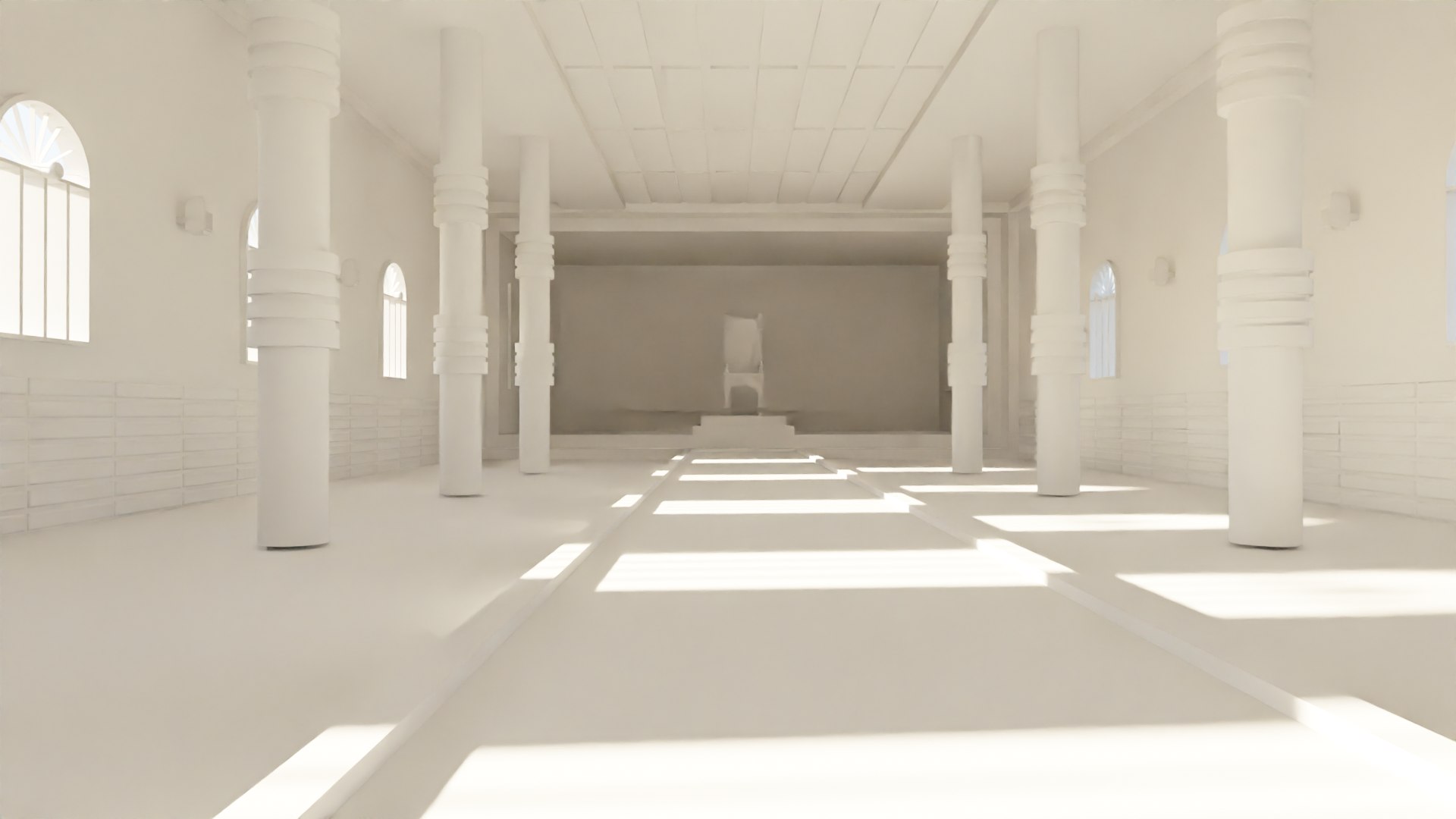 Kings Hall Interior No Material 3D - TurboSquid 2179310