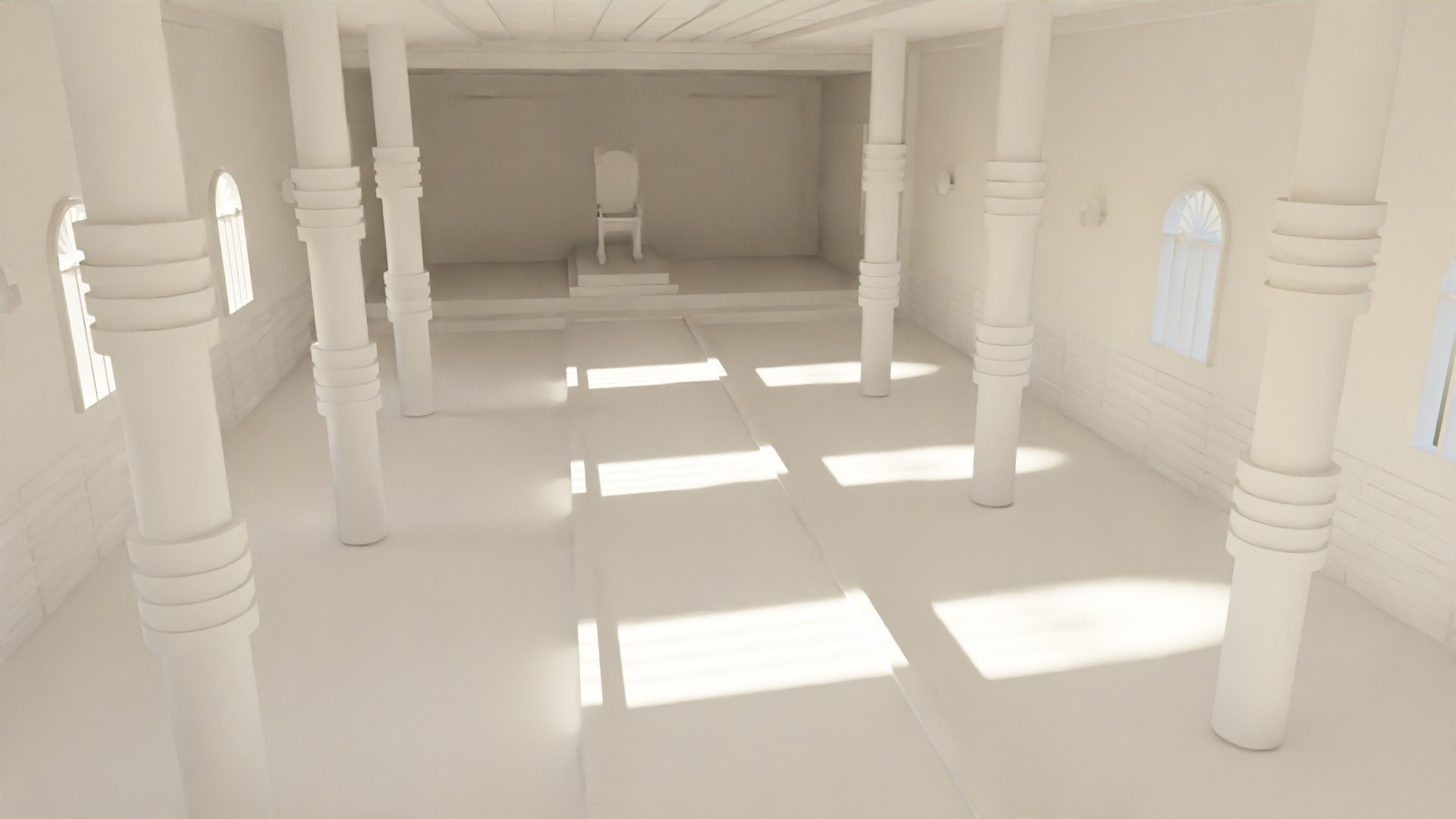 Kings Hall Interior No Material 3D - TurboSquid 2179310