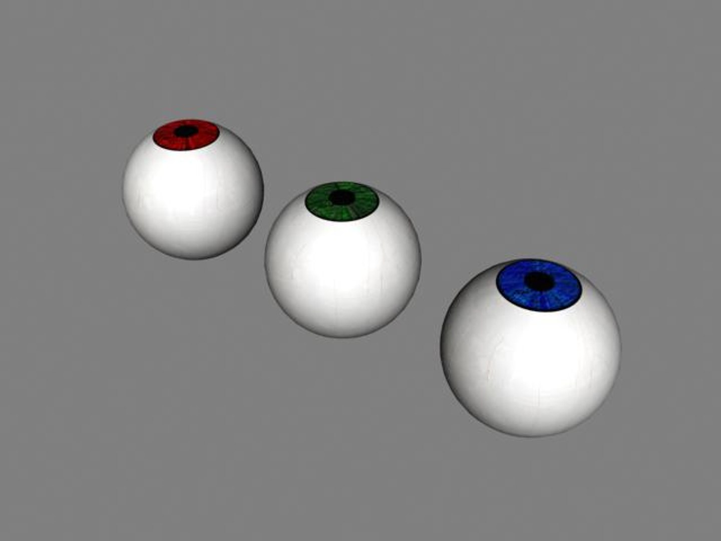3ds Max Eye Eyeball Ball
