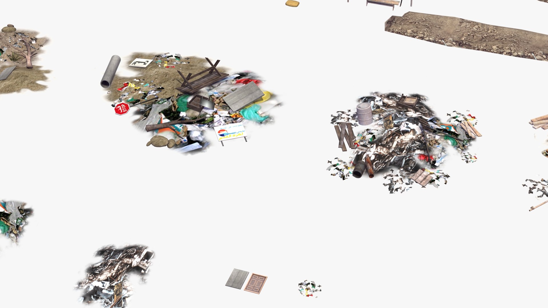 Trash Pile Builder 3D - TurboSquid 1854731