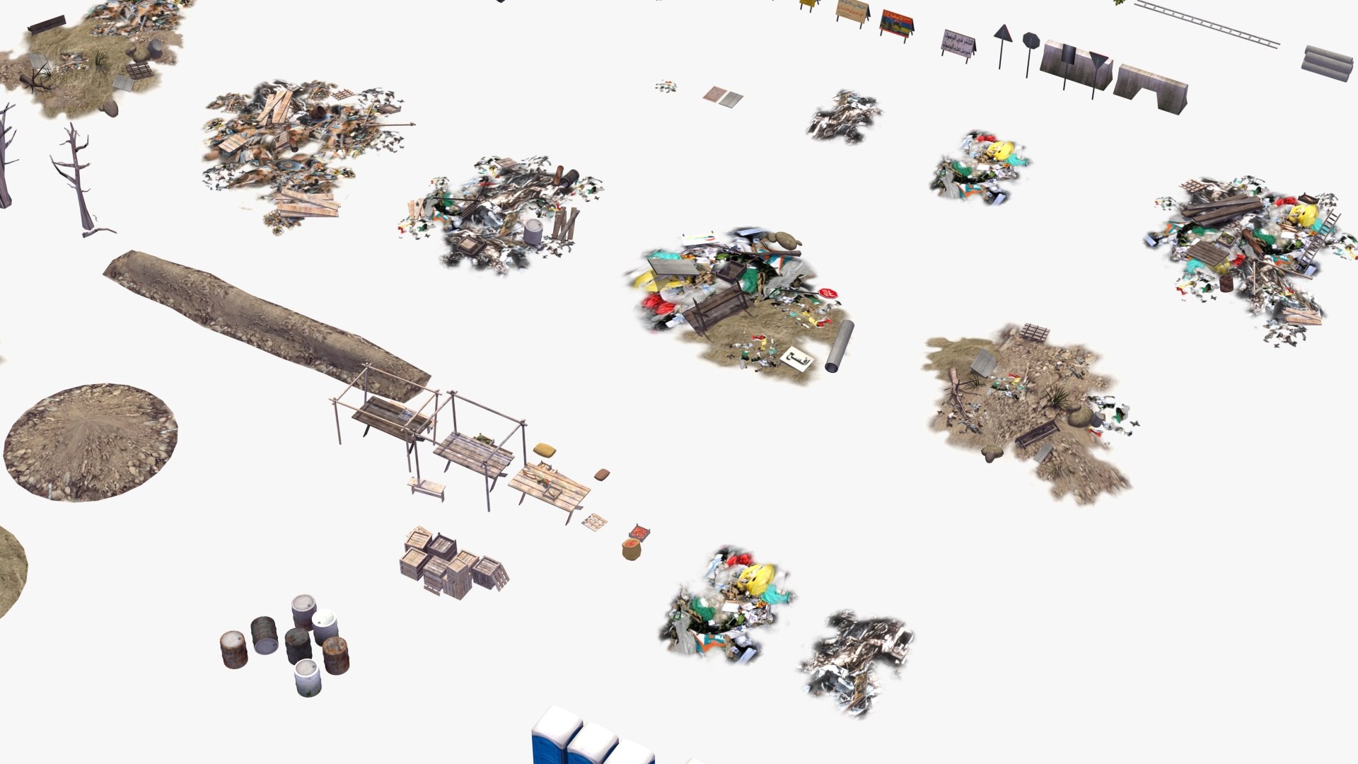 Trash Pile Builder 3D - TurboSquid 1854731